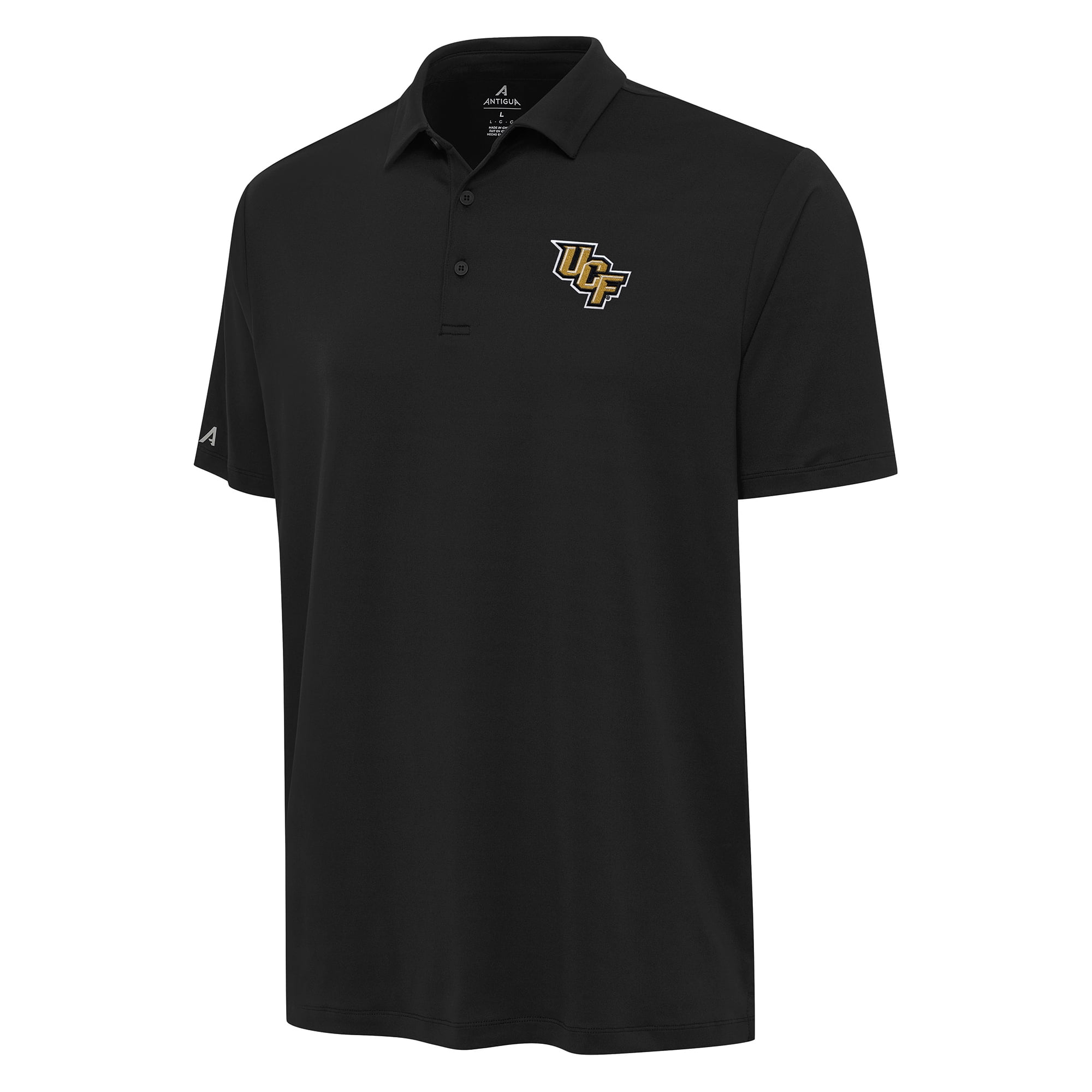 Men's Antigua Black UCF Knights Reprocess Polo - Walmart.com
