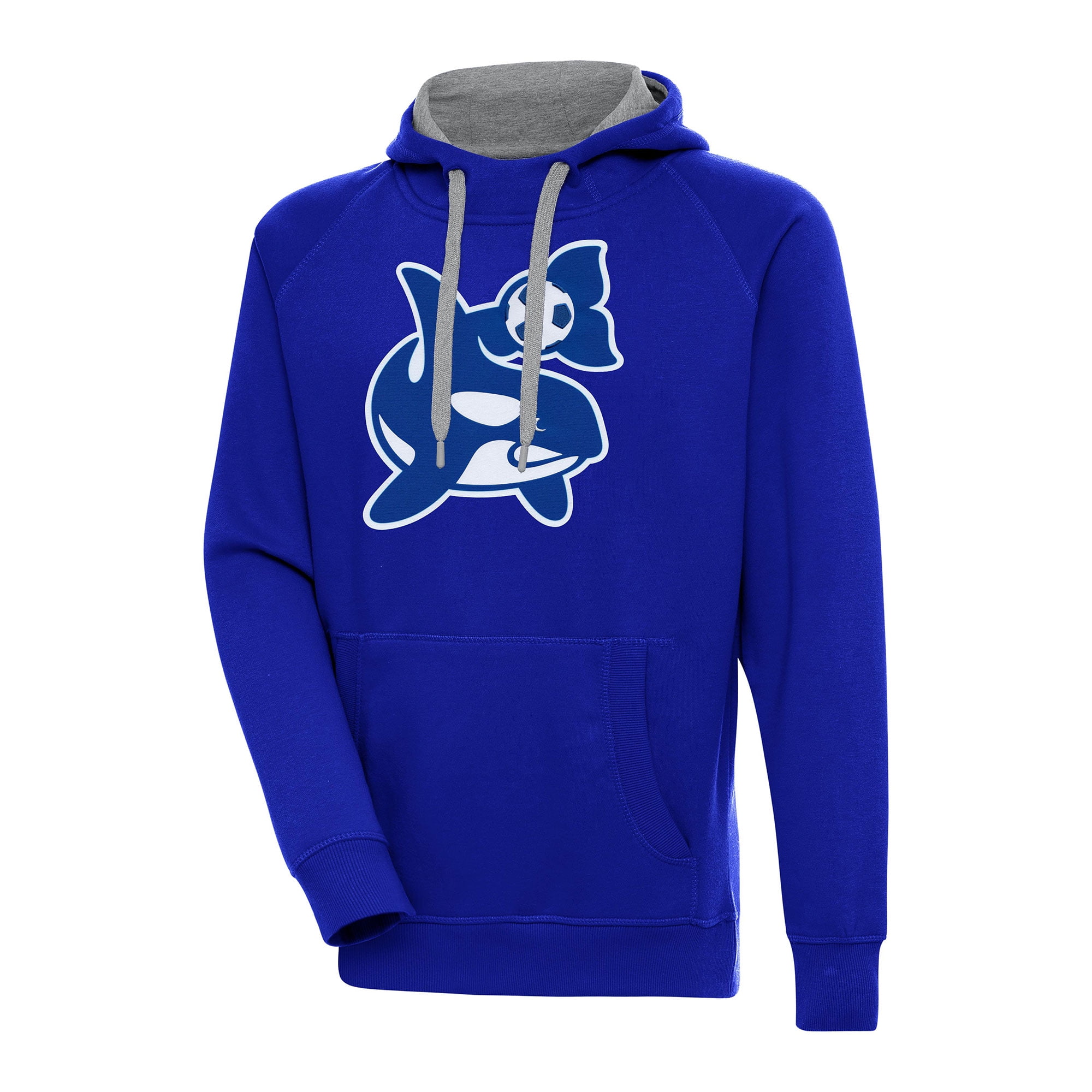 Men's Antigua Blue Seattle Sounders FC Orca Logo Victory Pullover ...