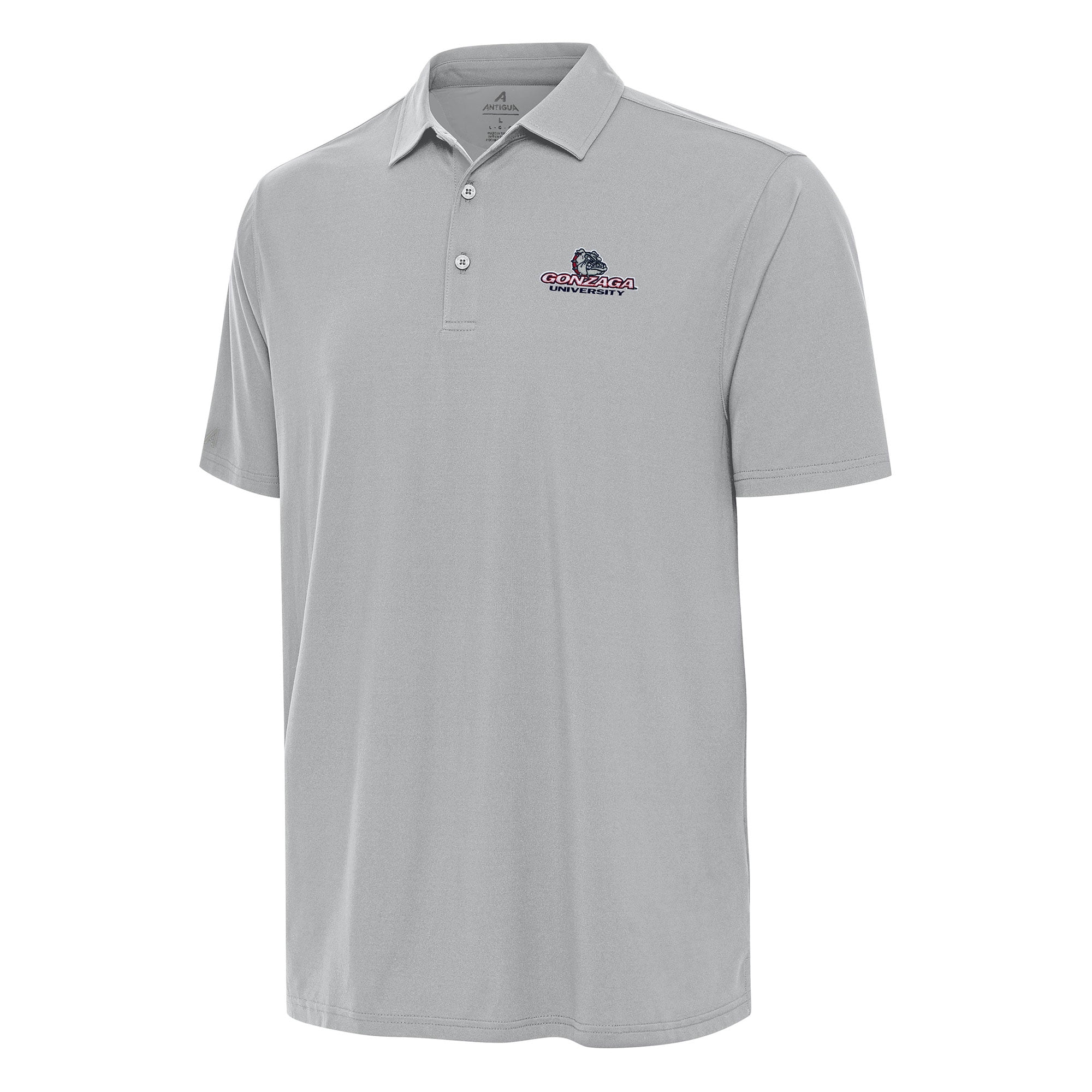 Men's Antigua Gray Gonzaga Bulldogs Era Polo - Walmart.com