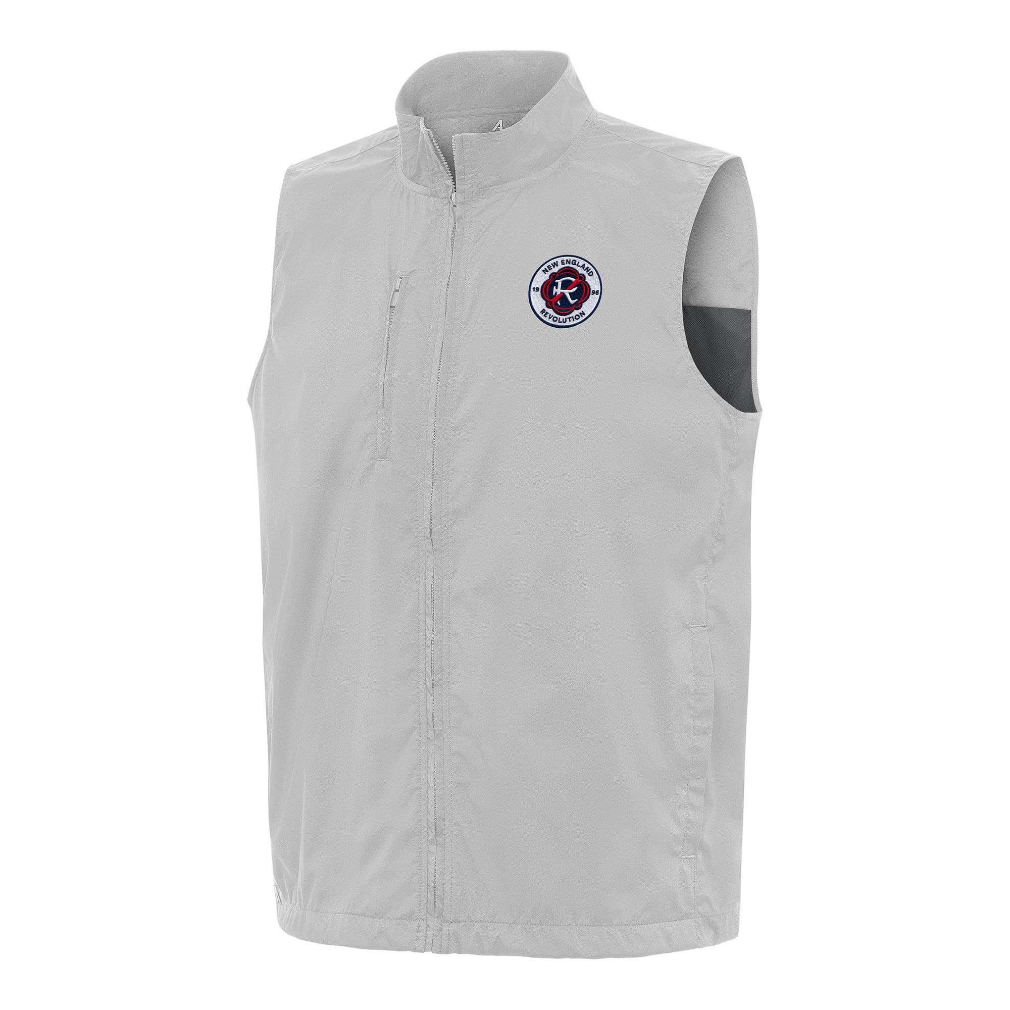 Men's Antigua Gray New England Revolution Brisk Full-Zip Vest - Walmart.com