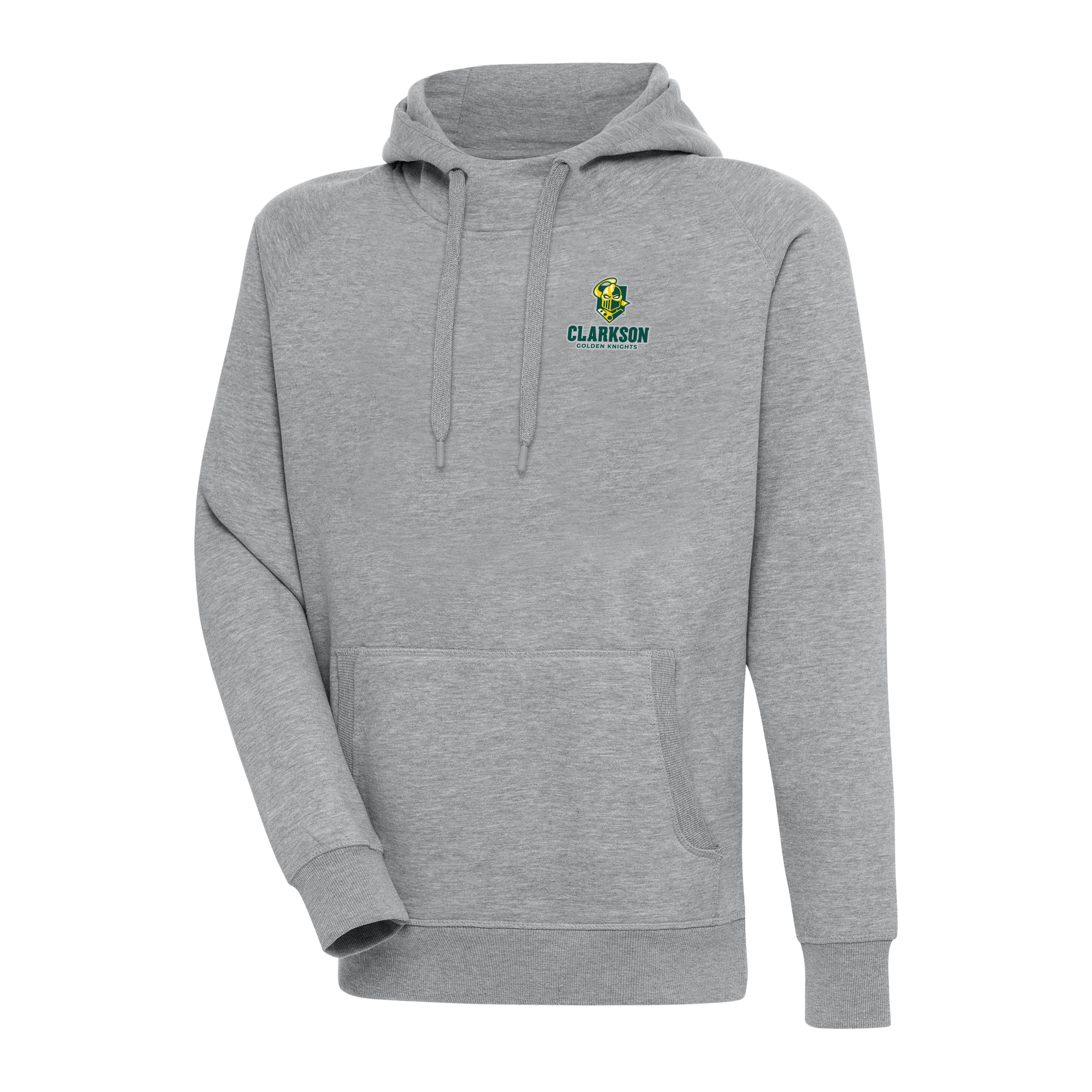 Men's Antigua Heather Gray Clarkson Golden Knights Victory Pullover ... Men's Antigua Heather Gray Clarkson Golden Knights Victory Pullover ...