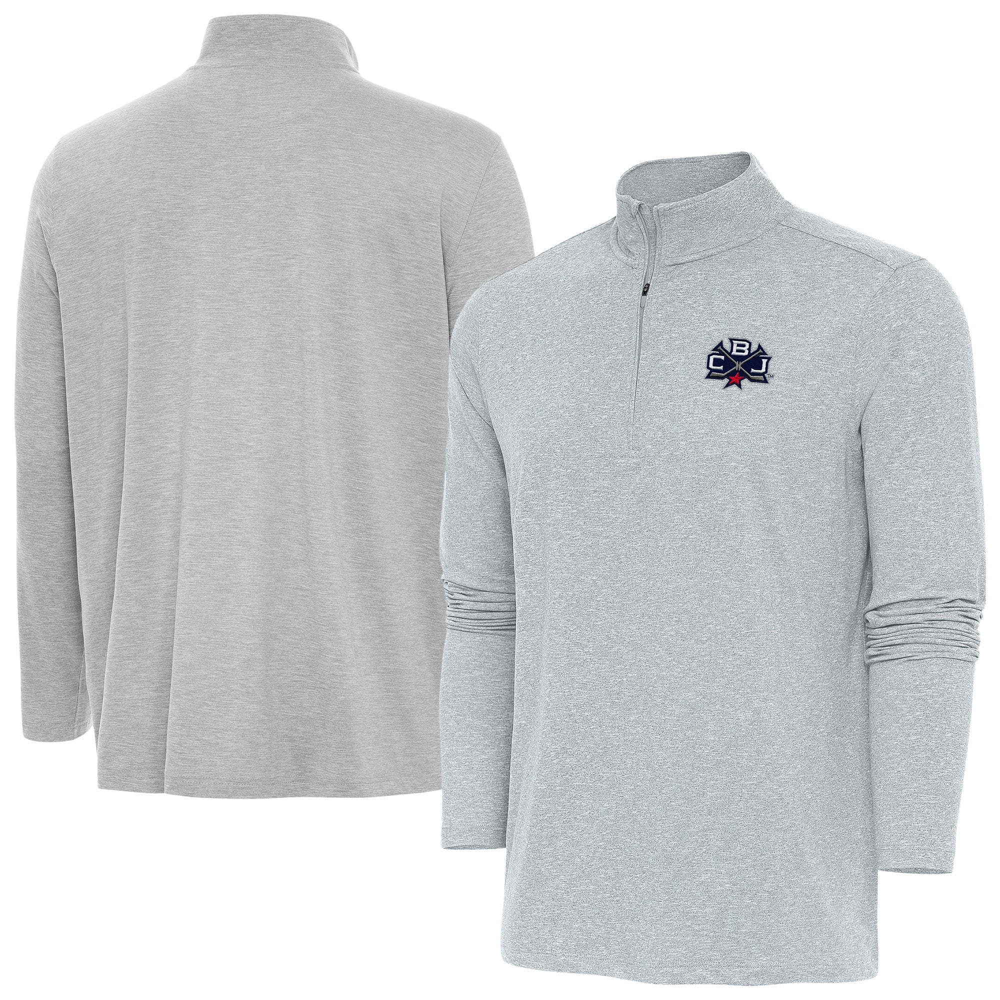 Men's Antigua Heather Gray Columbus Blue Jackets 2025 NHL Stadium ...