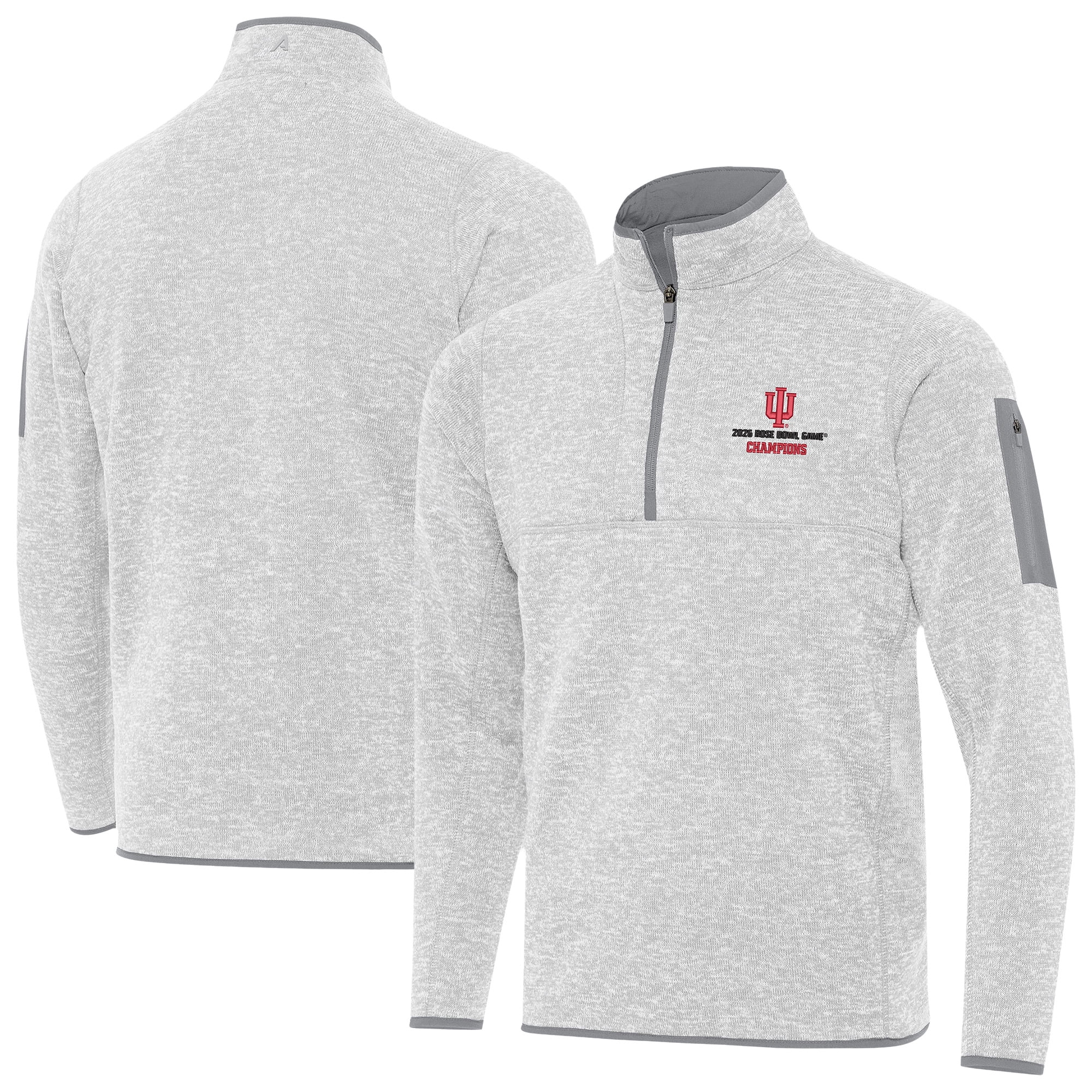 Men's Antigua Heather Gray Indiana Hoosiers College Football Playoff ...