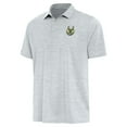 Men's Antigua Heather Gray Milwaukee Bucks Layout Polo - Walmart.com