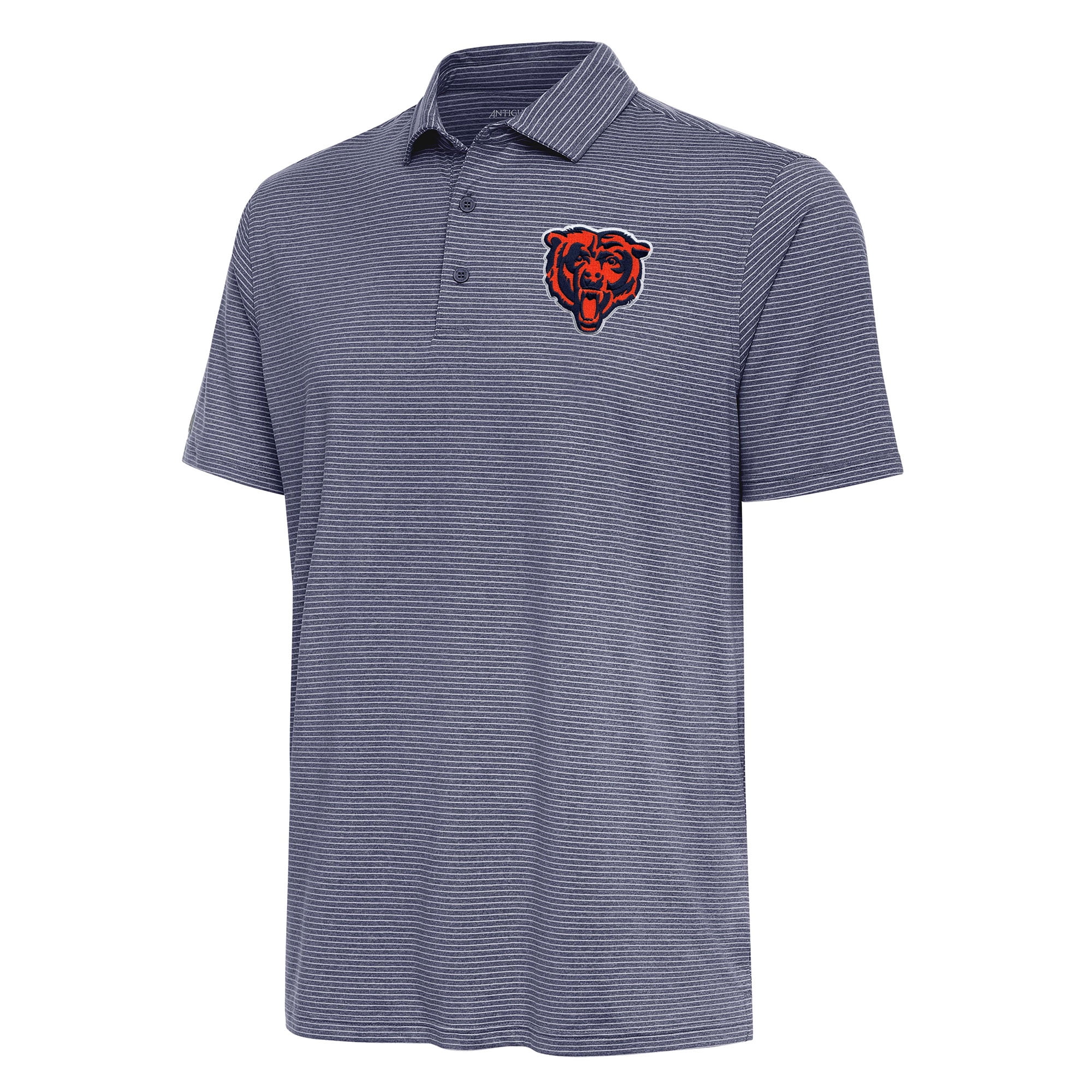 Men's Antigua Heather Navy Chicago Bears Scheme Polo - Walmart.com