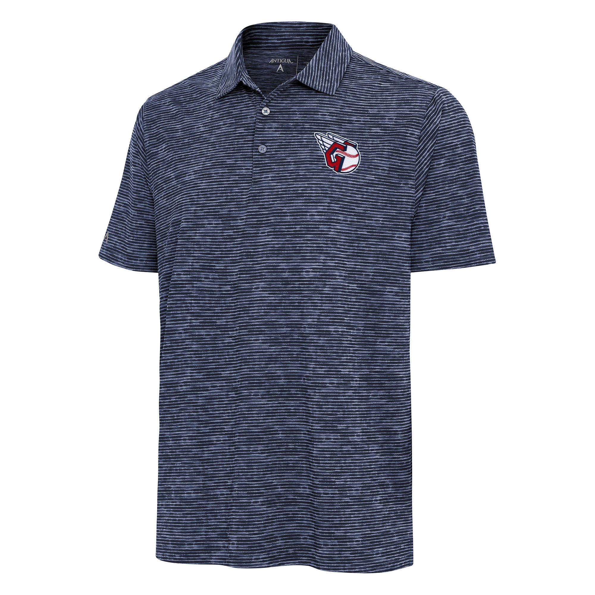 Men's Antigua Heather Navy Cleveland Guardians Static Polo - Walmart.com