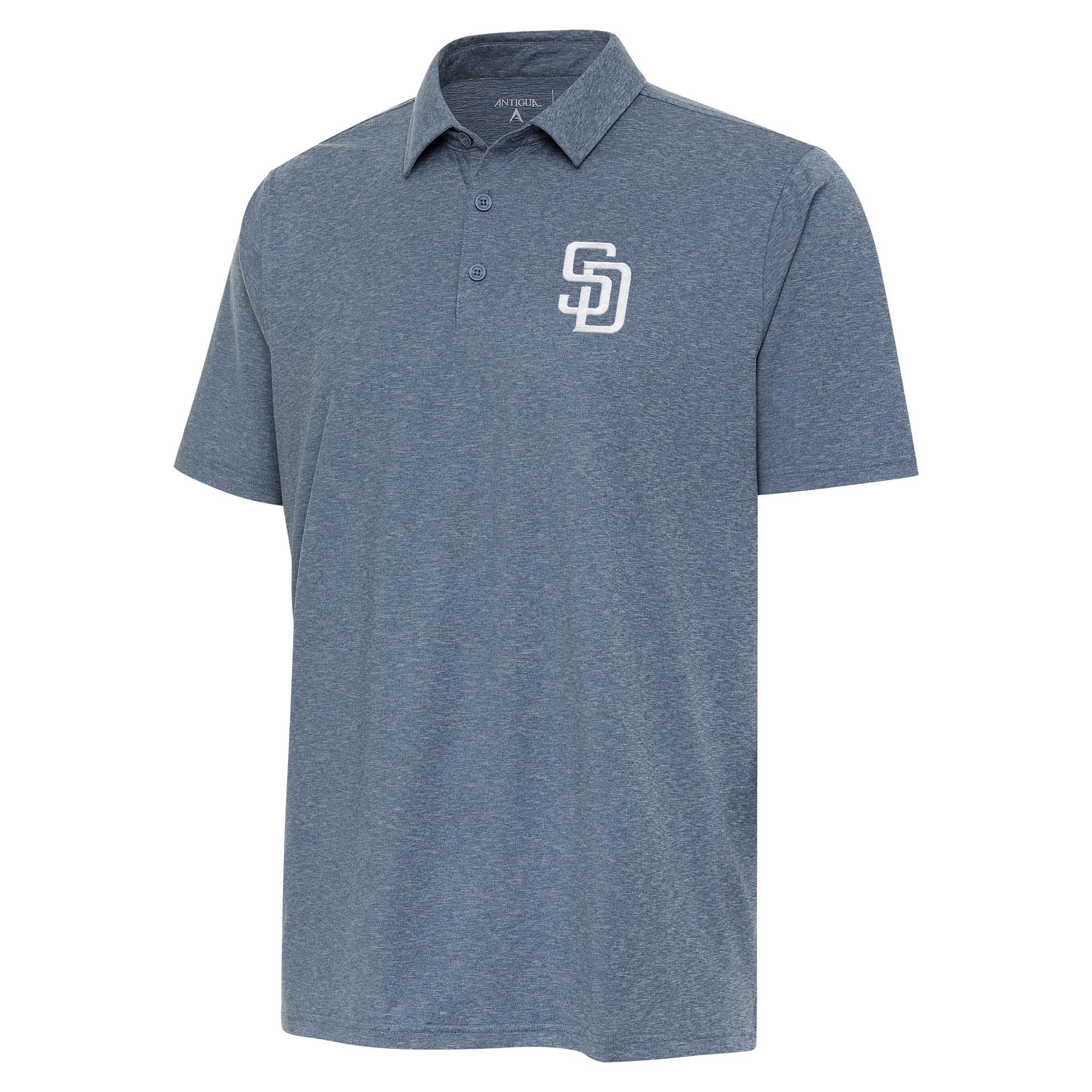 Men's Antigua Heather Navy San Diego Padres Par 3 Polo - Walmart.com