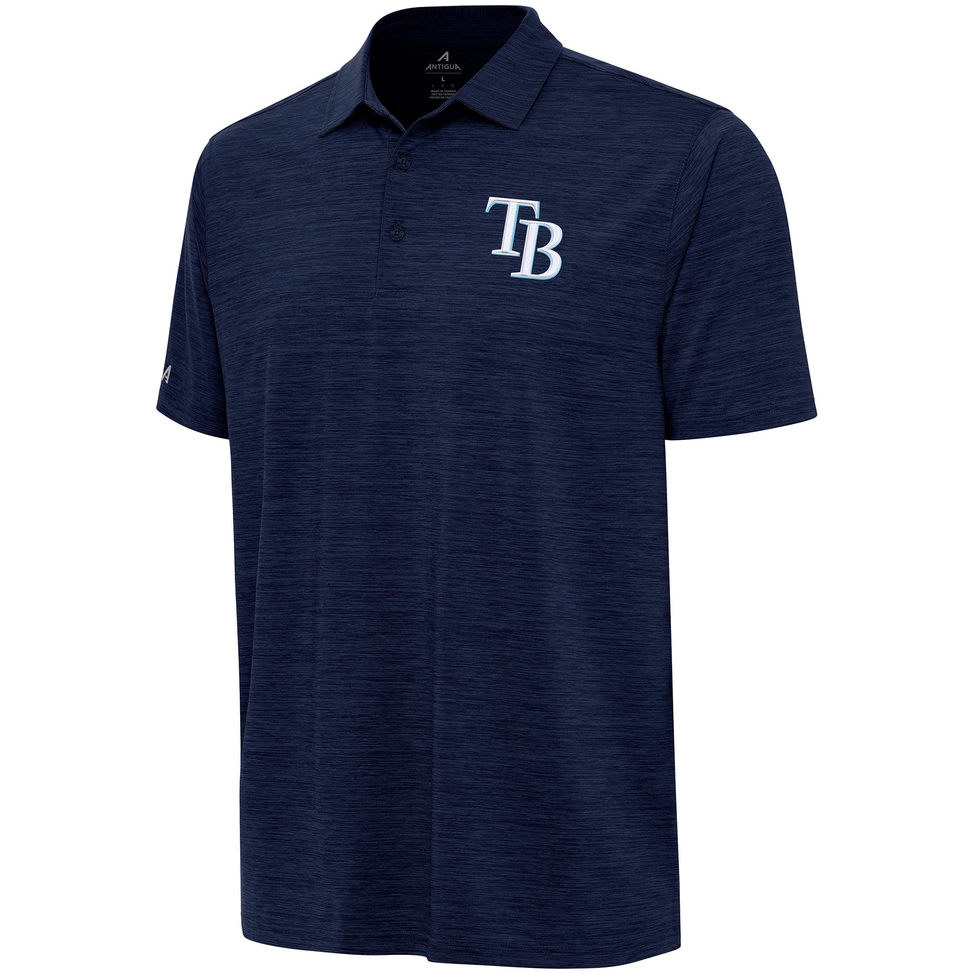 Men's Antigua Heather Navy Tampa Bay Rays Layout Polo - Walmart.com