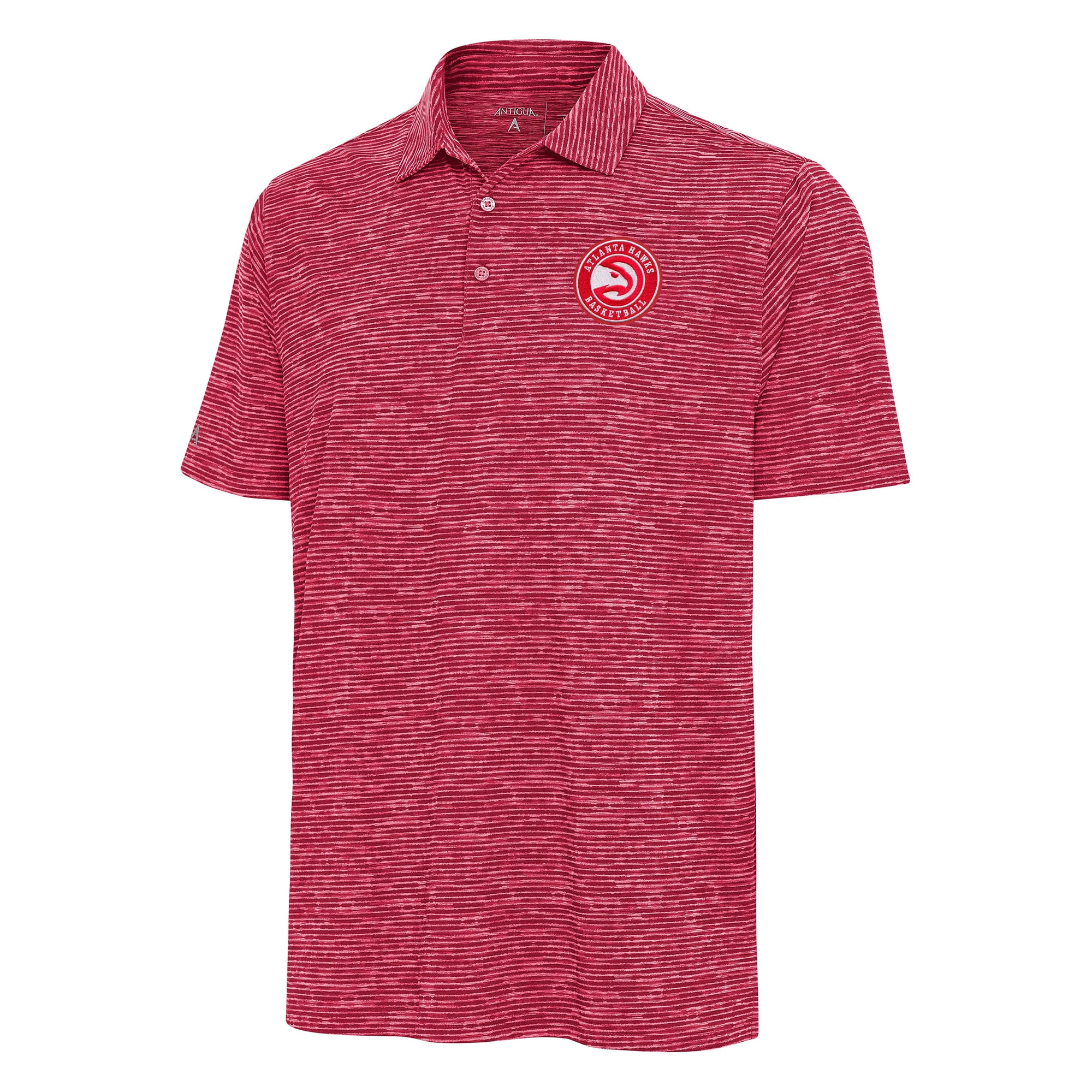 Men's Antigua Heather Red Atlanta Hawks Static Polo - Walmart.com