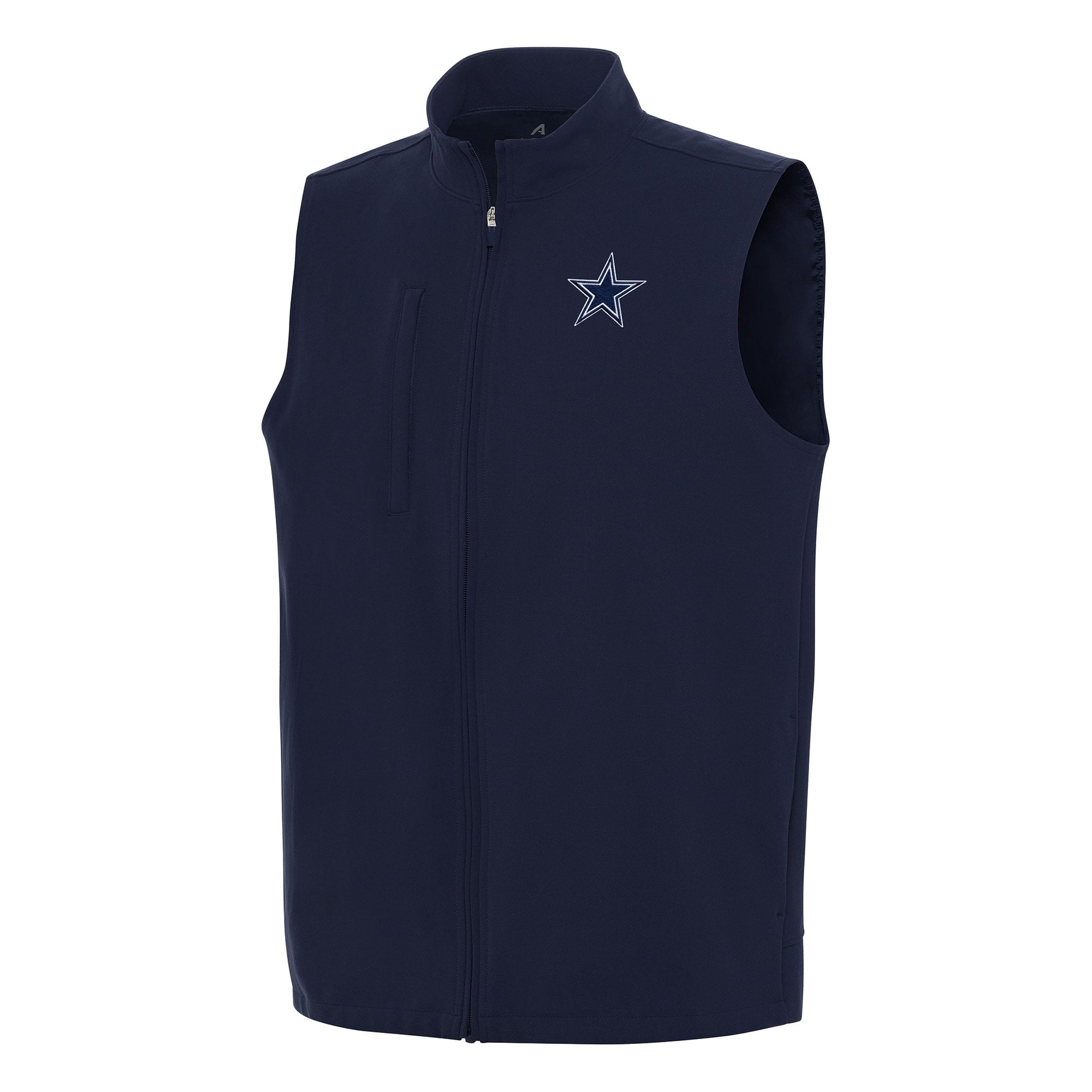 Men's Antigua Navy Dallas Cowboys Regard Full-Zip Vest - Walmart.com
