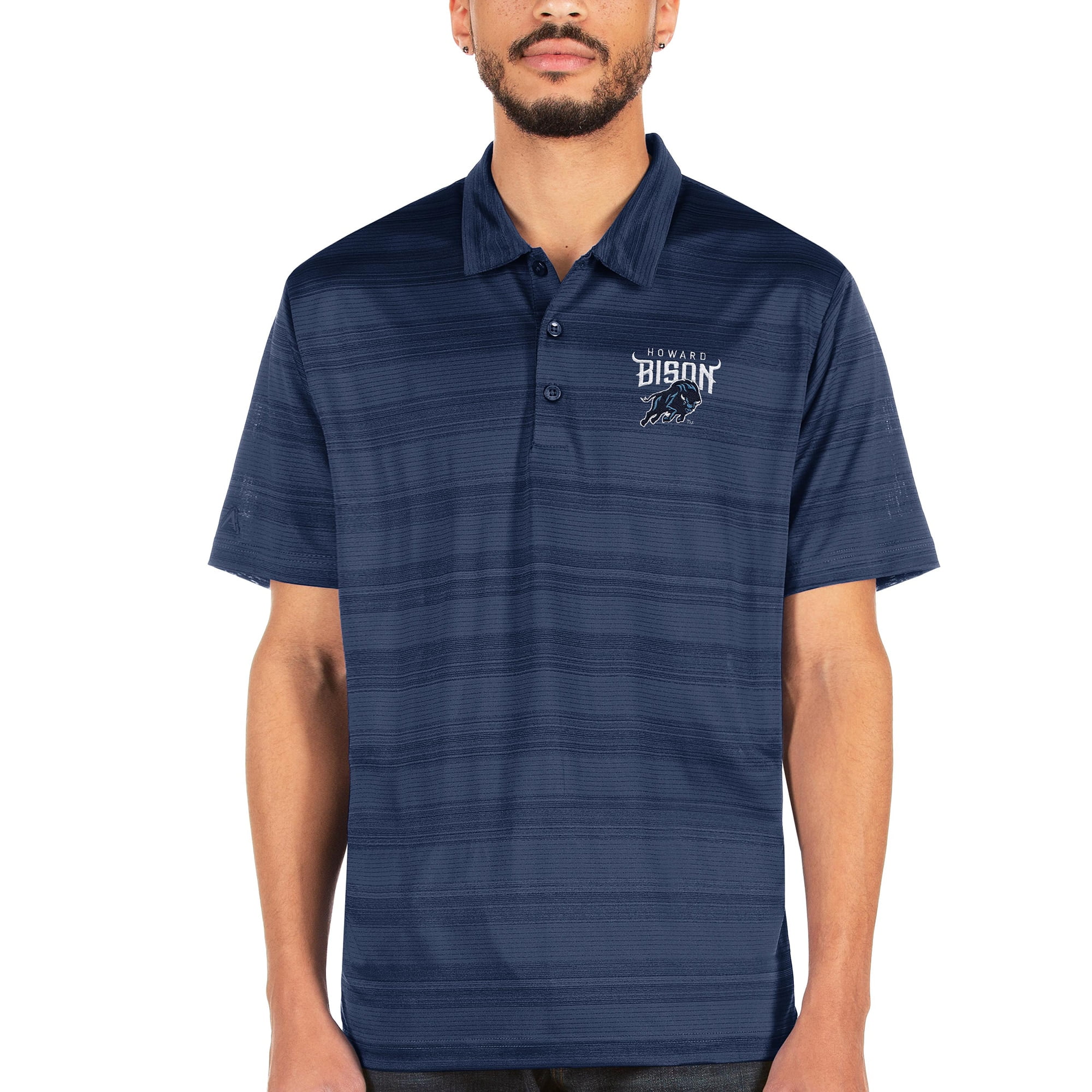 Men's Antigua Navy Howard Bison Compass Polo - Walmart.com