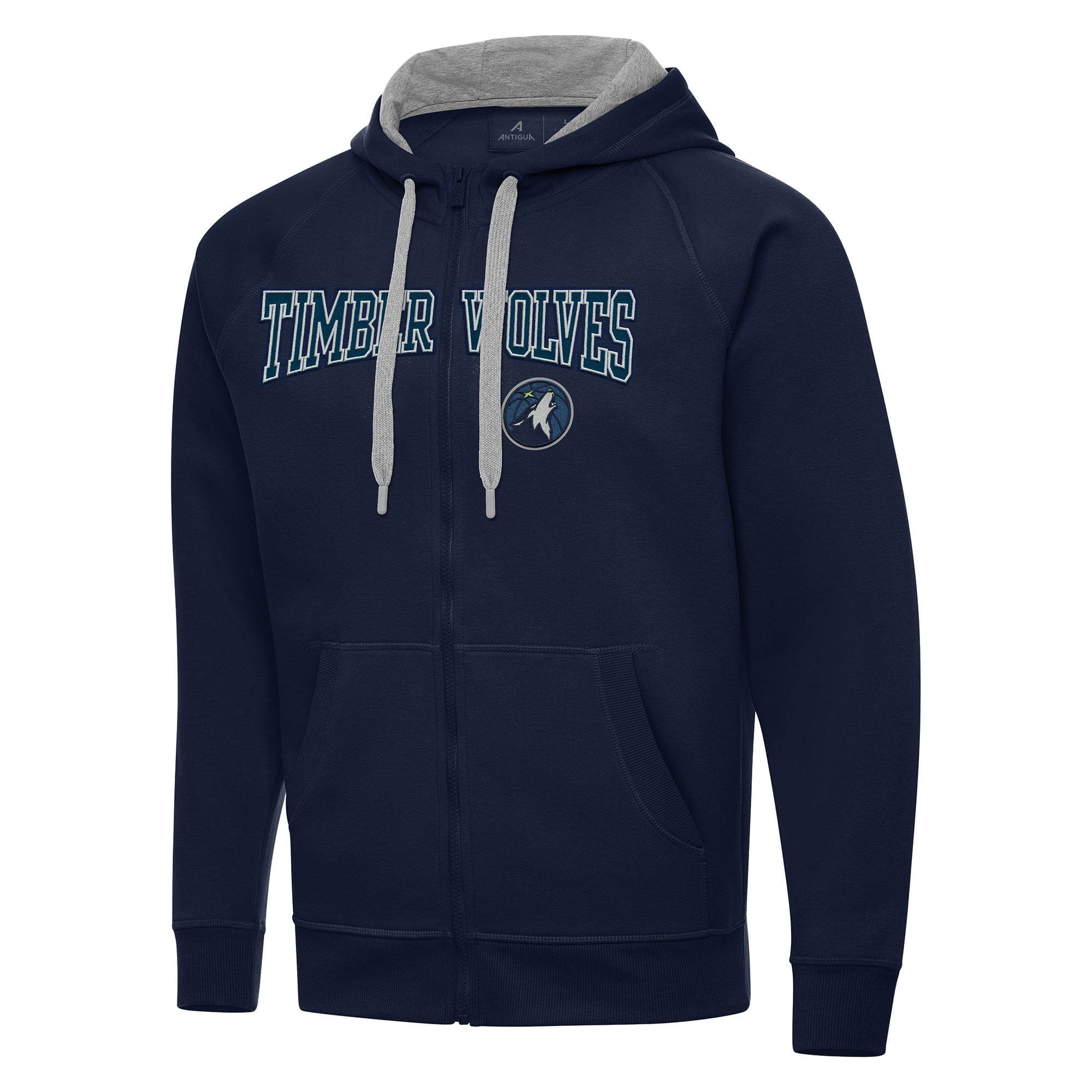 Men's Antigua Navy Minnesota Timberwolves Big & Tall Victory Full-Zip ...
