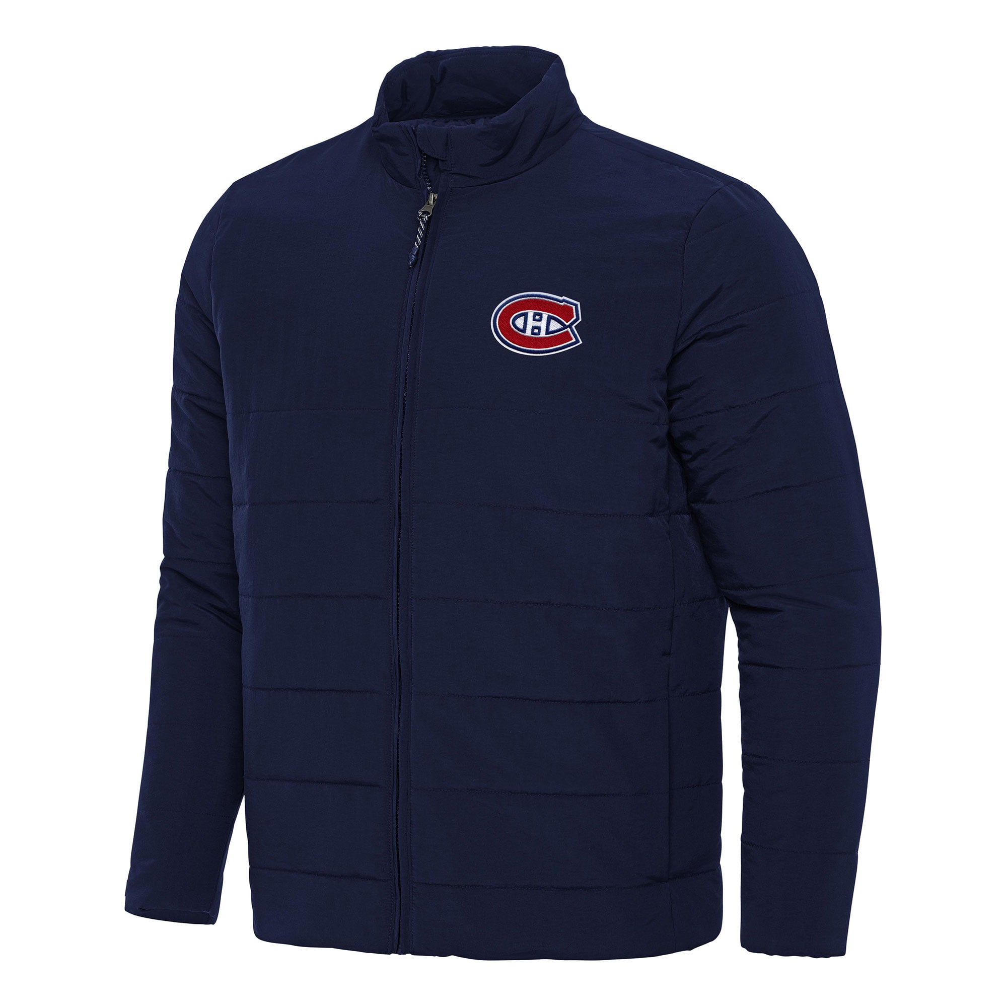 Men's Antigua Navy Montreal Canadiens Swelter Full-Zip Puffer Jacket ...