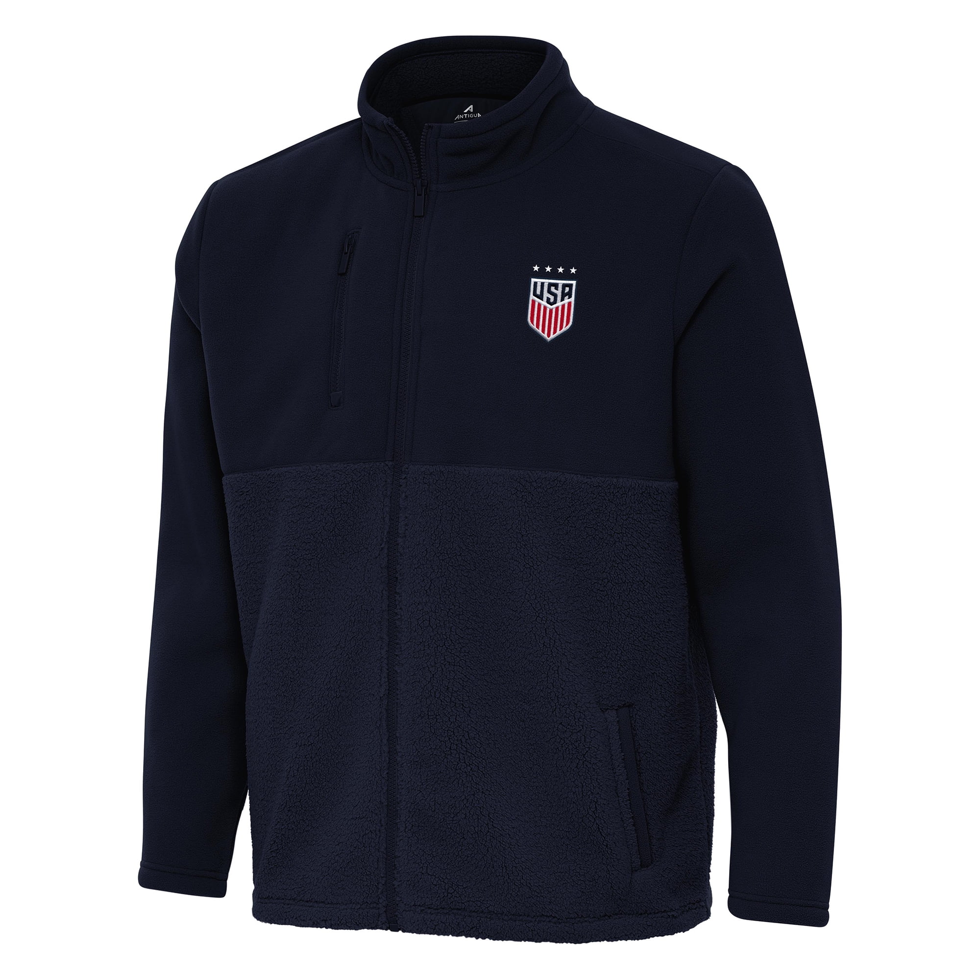 Men's Antigua Navy USWNT Daily Fused Full-Zip Jacket - Walmart.com
