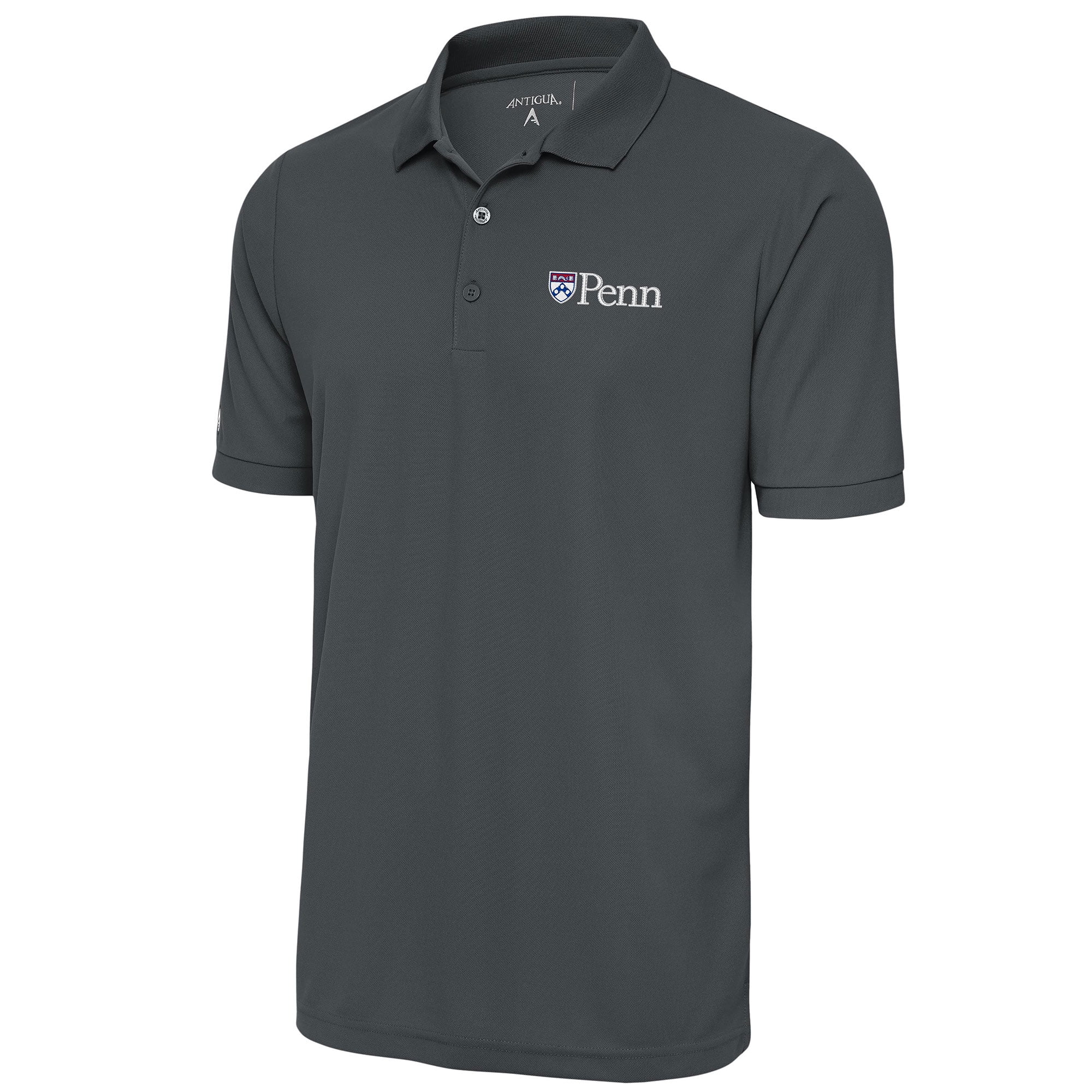 Men's Antigua Pewter Pennsylvania Quakers Legacy Pique Polo - Walmart.com