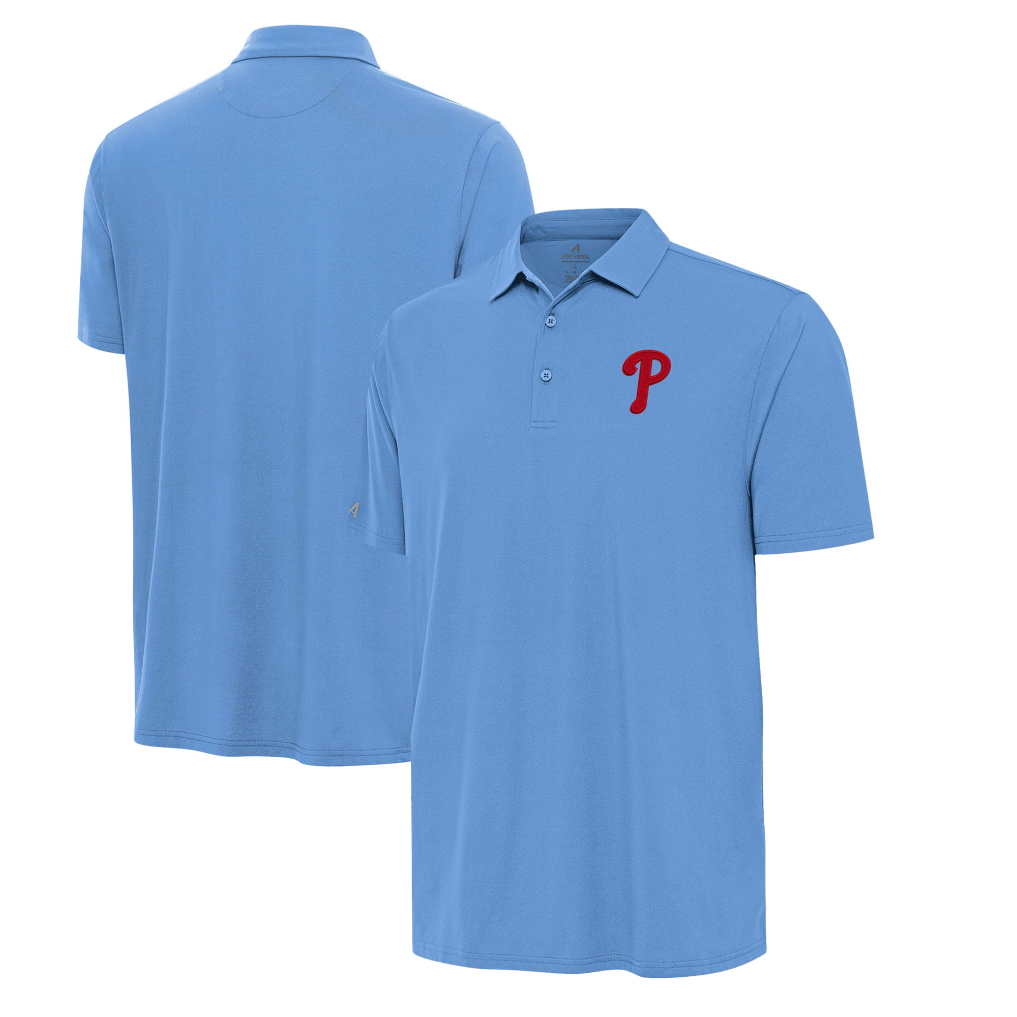 Men's Antigua Powder Blue Philadelphia Phillies Era Polo - Walmart.com