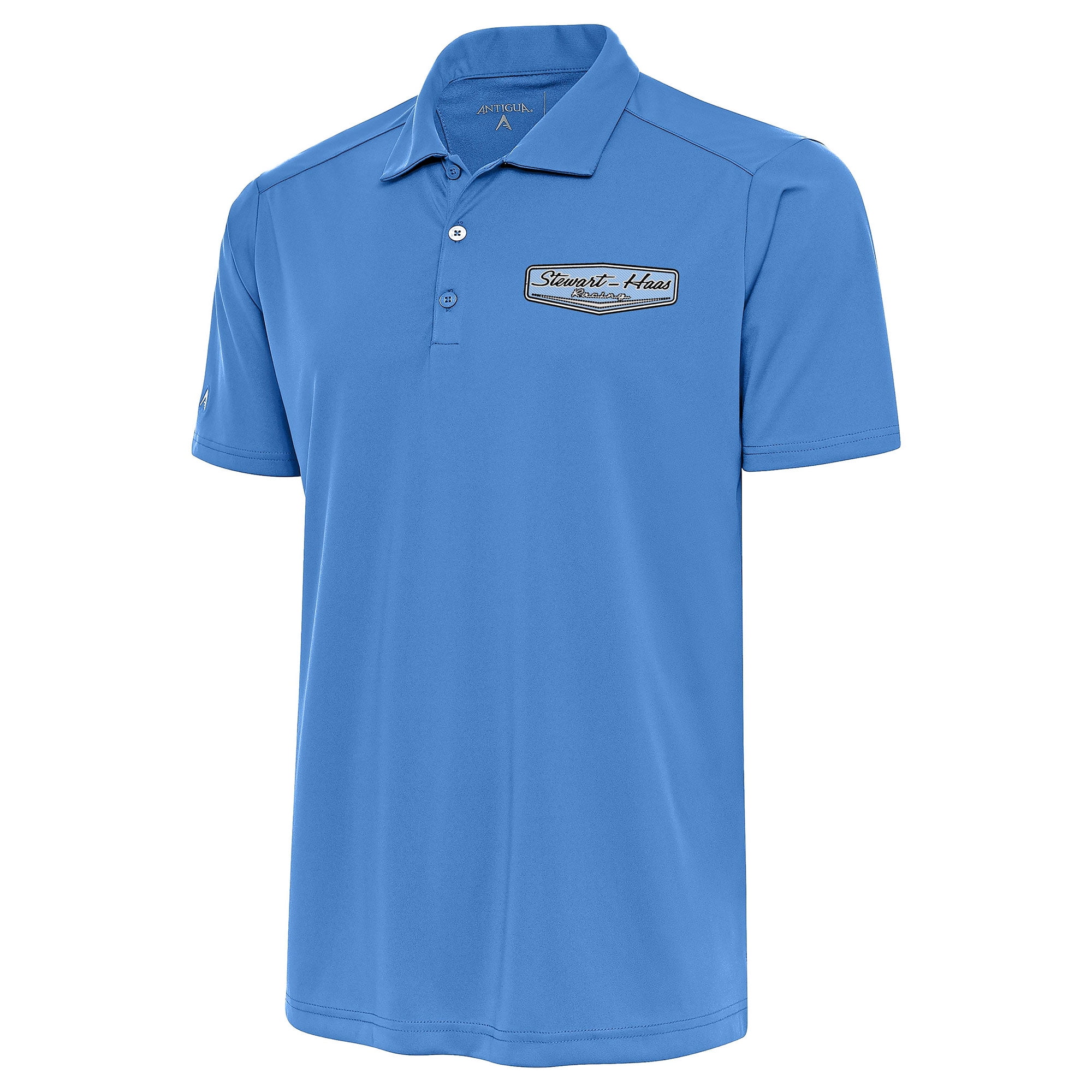 Men's Antigua Powder Blue Stewart-Haas Racing Tribute Polo - Walmart.com