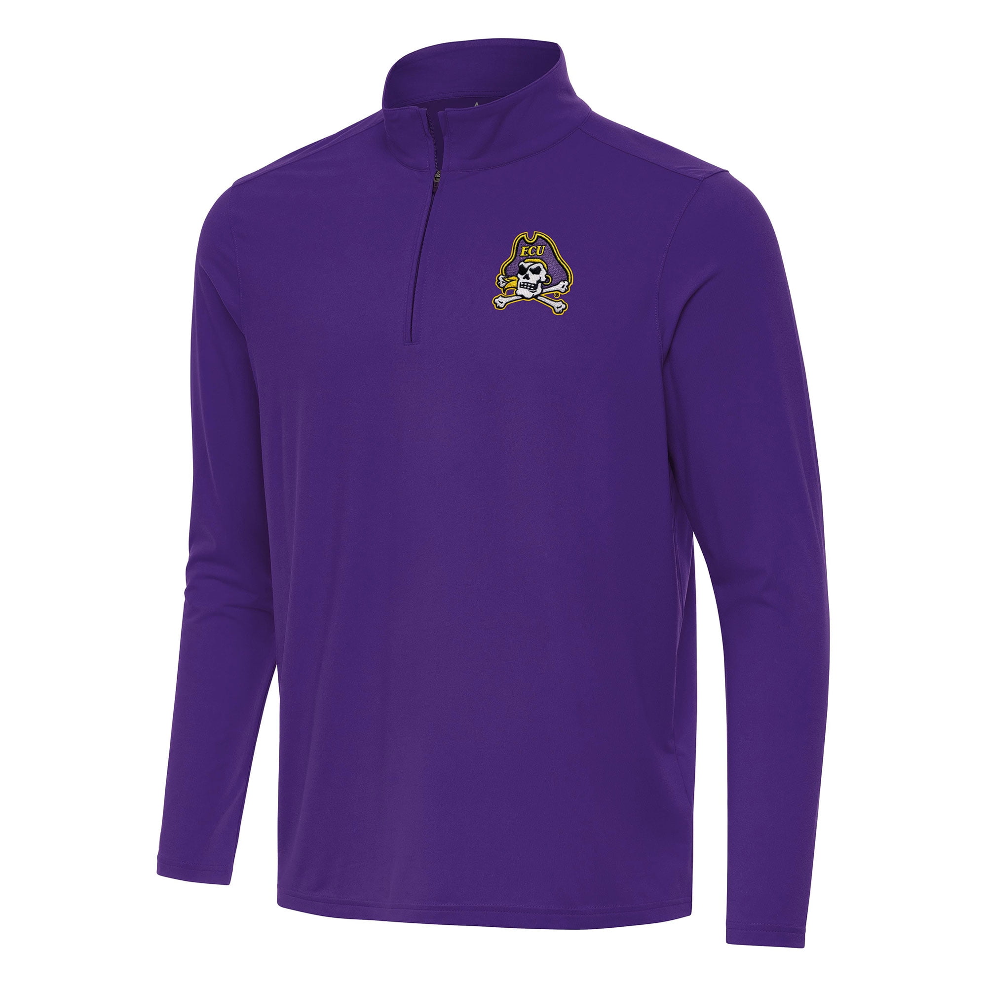 Men's Antigua Purple ECU Pirates Intent Quarter-Zip Top - Walmart.com