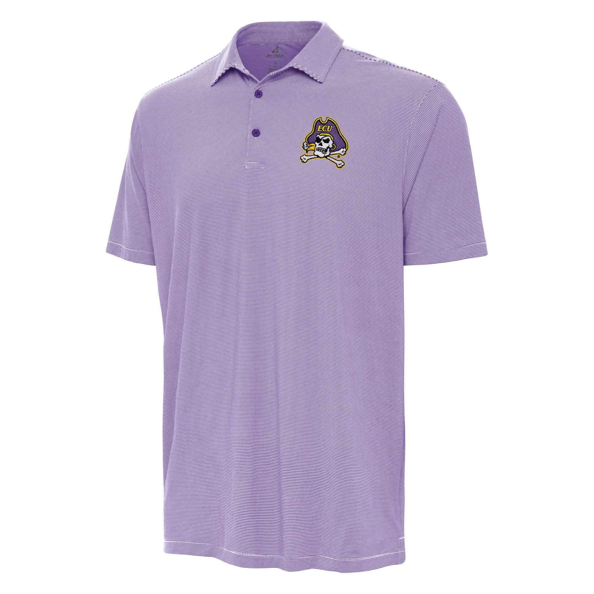 Men's Antigua Purple/White ECU Pirates Twine Polo - Walmart.com