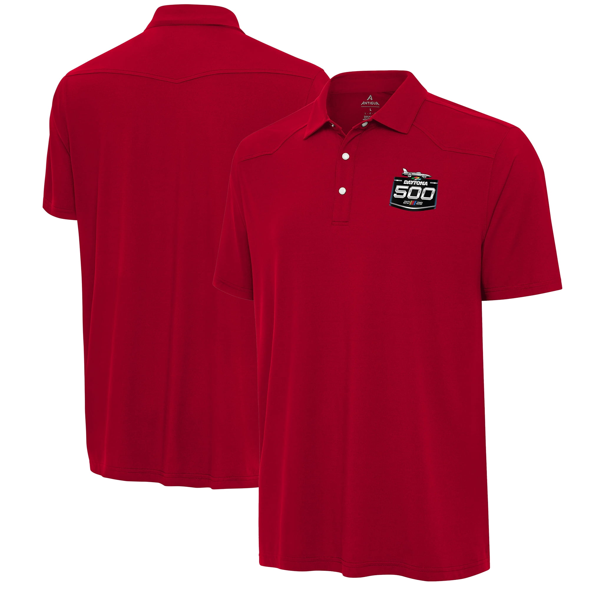 Men's Antigua Red 2026 Daytona 500 Western Polo - Walmart.com
