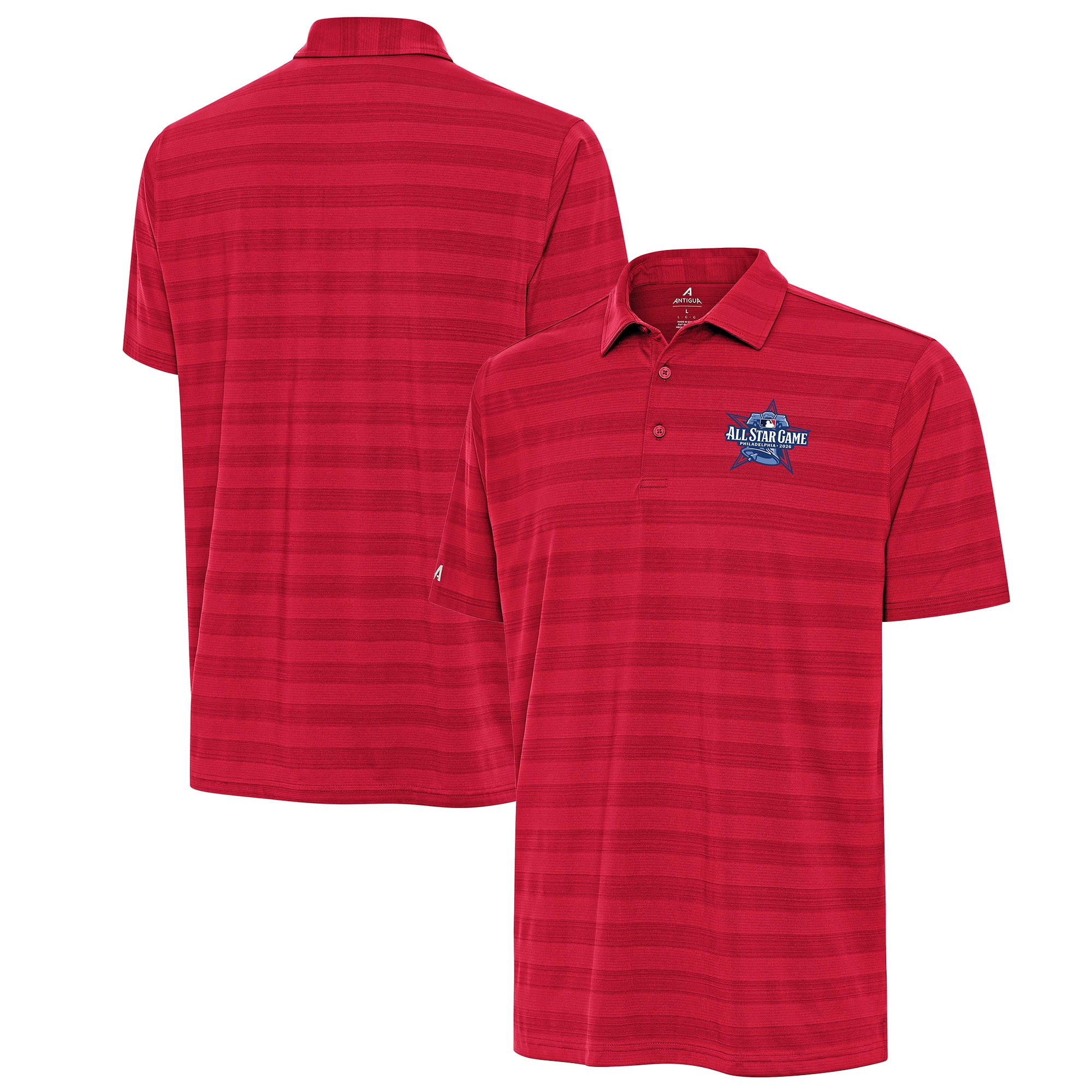 Men's Antigua Red 2026 MLB All-Star Game Tunnel Polo - Walmart.com