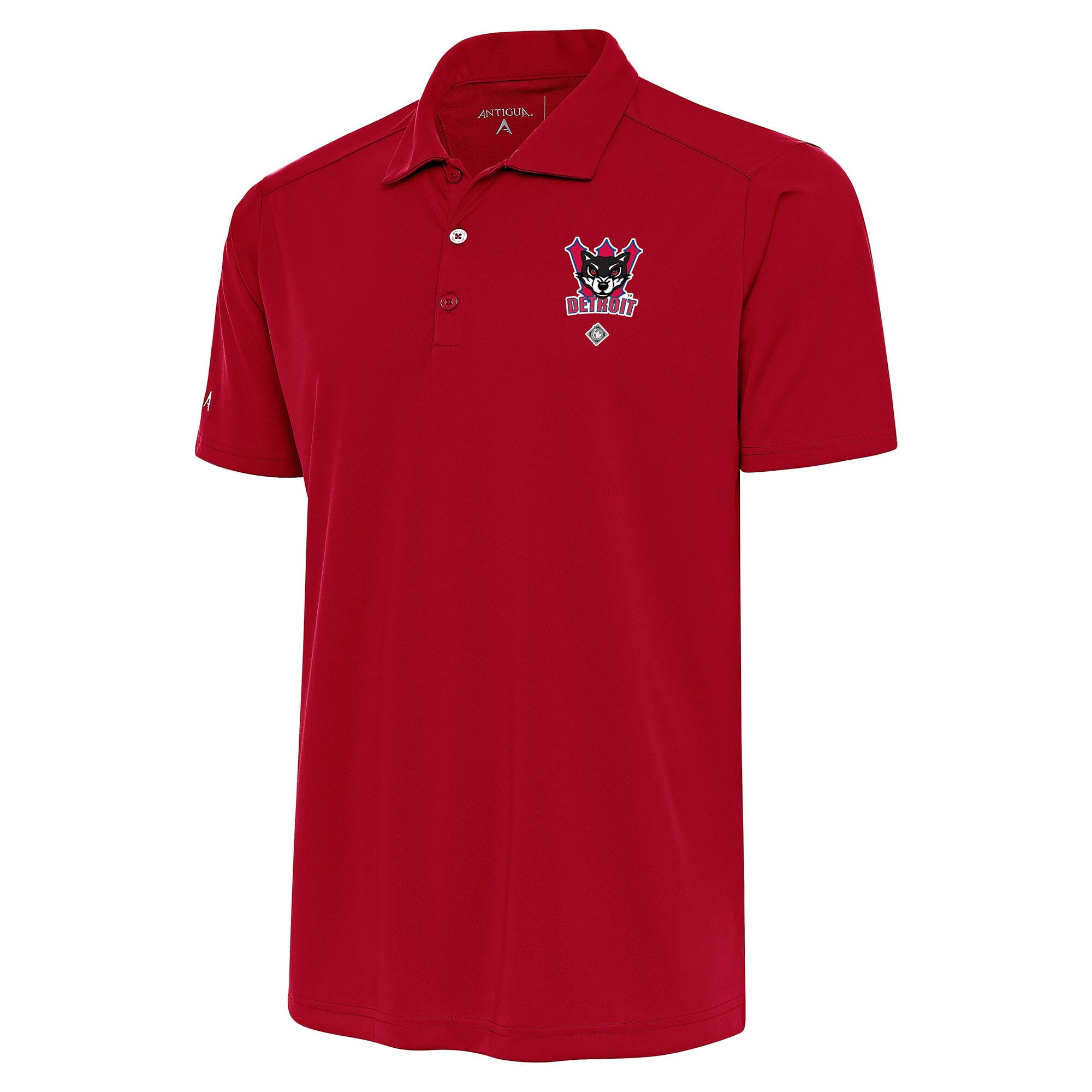 Men's Antigua Red Detroit Wolves Tribute Polo - Walmart.com
