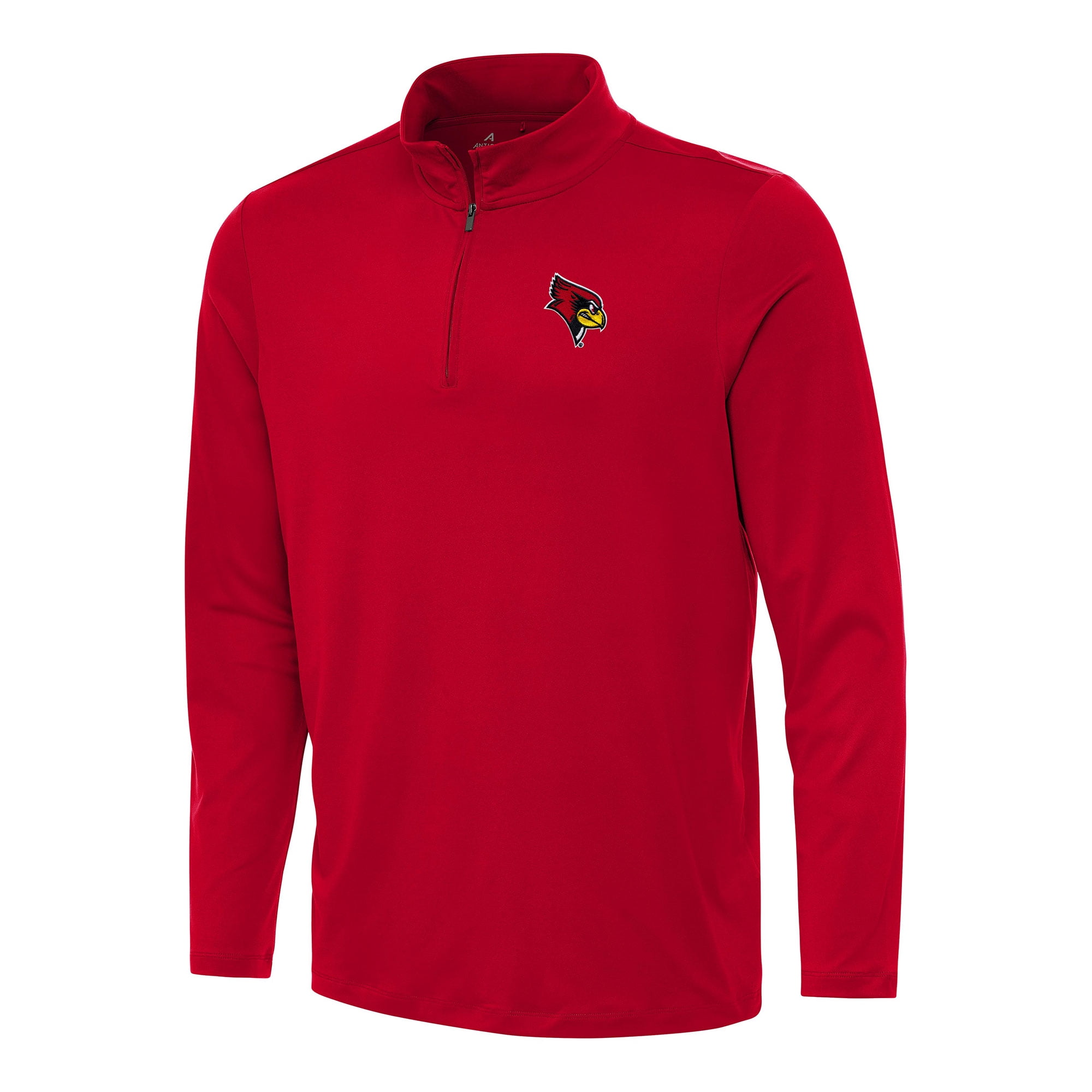 Men's Antigua Red Illinois State Redbirds Reprocess Quarter-Zip Top ...