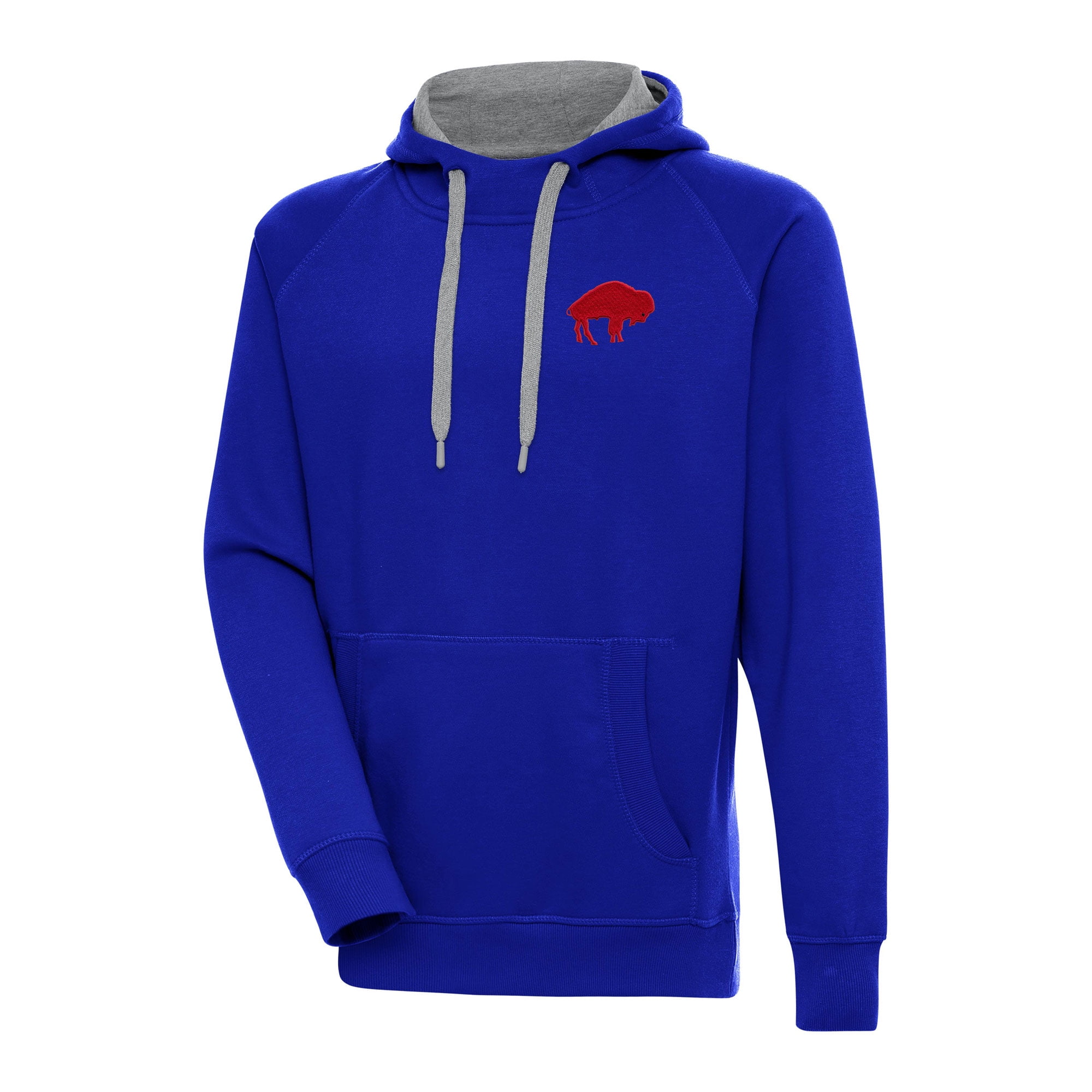 Men's Antigua Royal Buffalo Bills Throwback Logo Victory Pullover ...