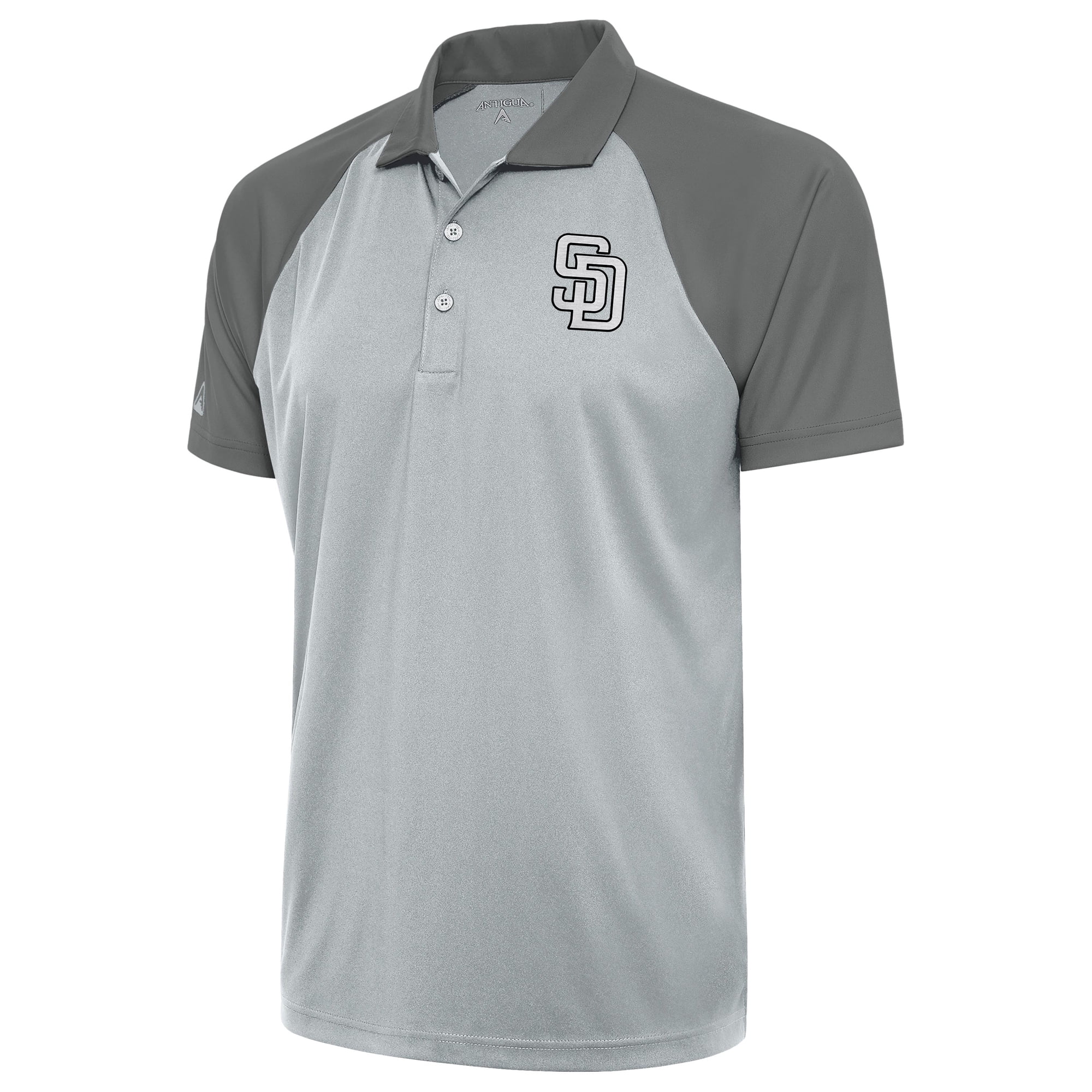 Men's Antigua Silver San Diego Padres Metallic Nova Polo - Walmart.com