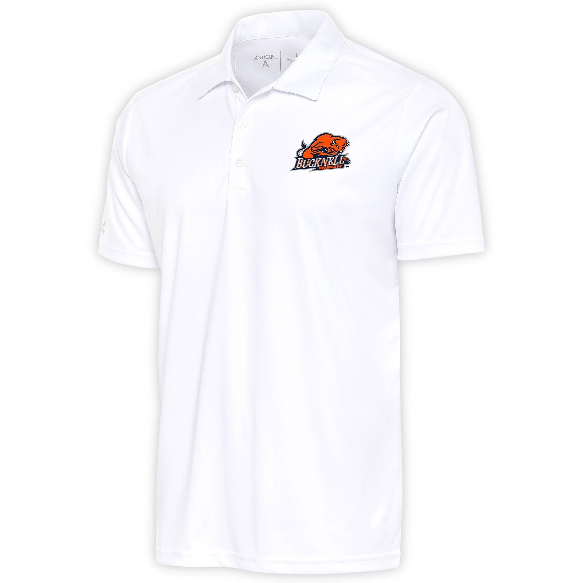 Men's Antigua White Bucknell Bison Tribute Polo - Walmart.com
