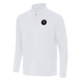 Men's Antigua White Inter Miami CF Intent Quarter-Zip Jacket - Walmart.com