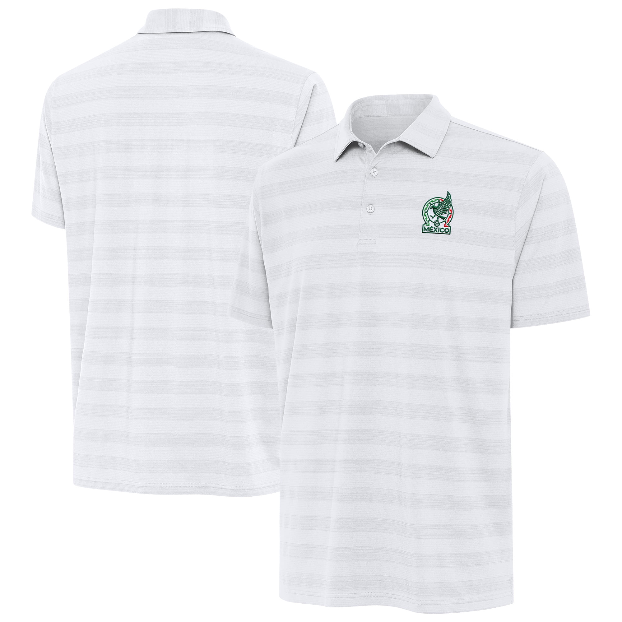 Men's Antigua White Mexico National Team Channel Polo - Walmart.com