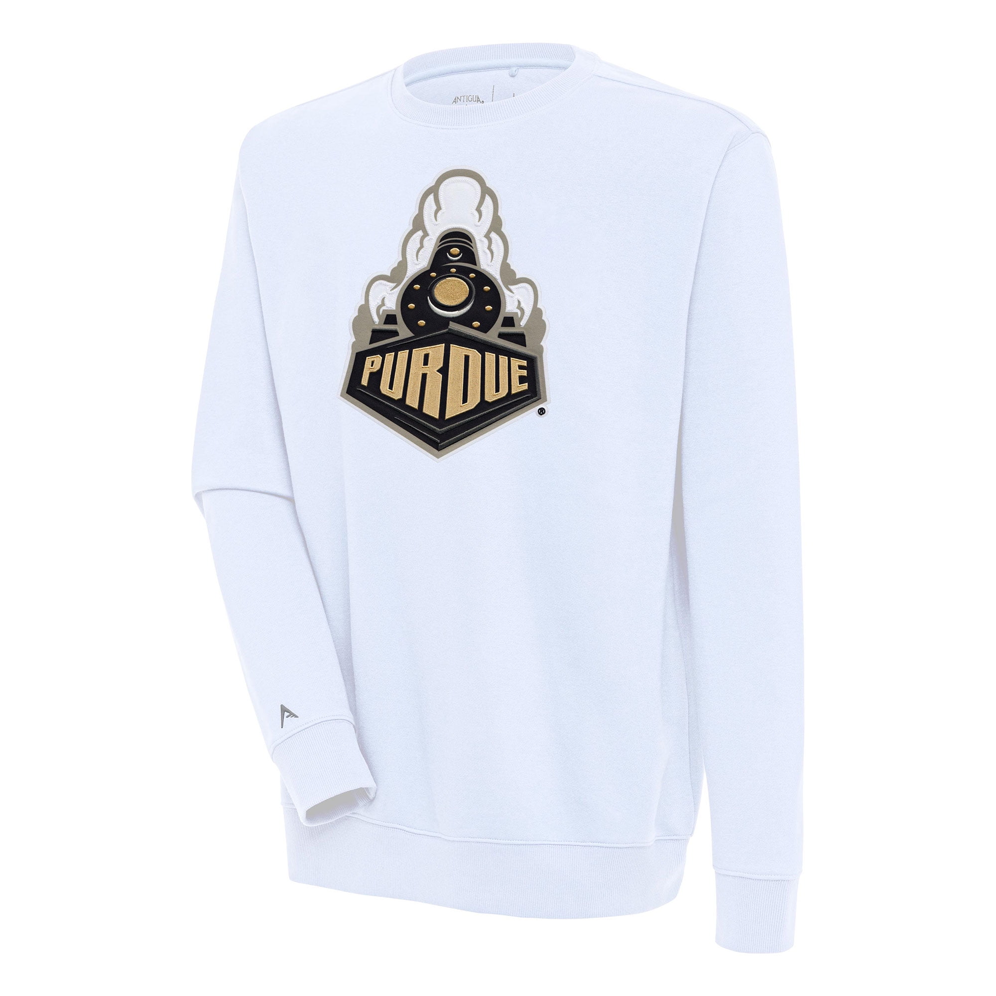 Men's Antigua White Purdue Boilermakers Victory Pullover Sweatshirt ...