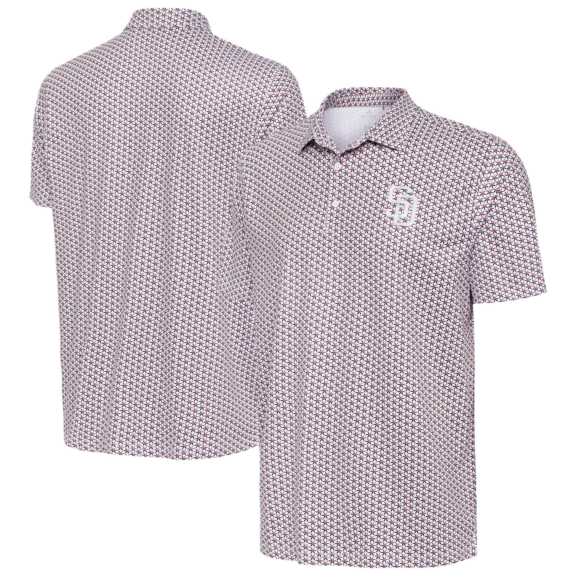 Men's Antigua White San Diego Padres Star Polo - Walmart.com