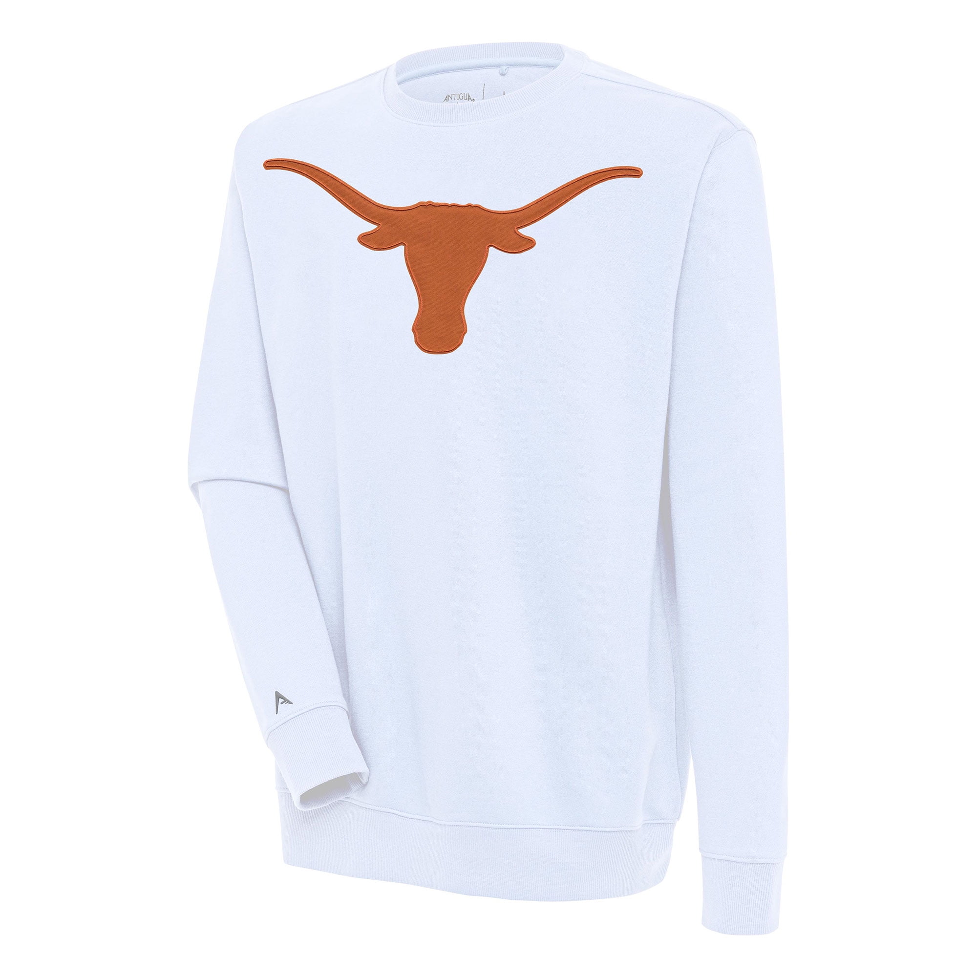 Men's Antigua White Texas Longhorns Victory Pullover Sweatshirt ...