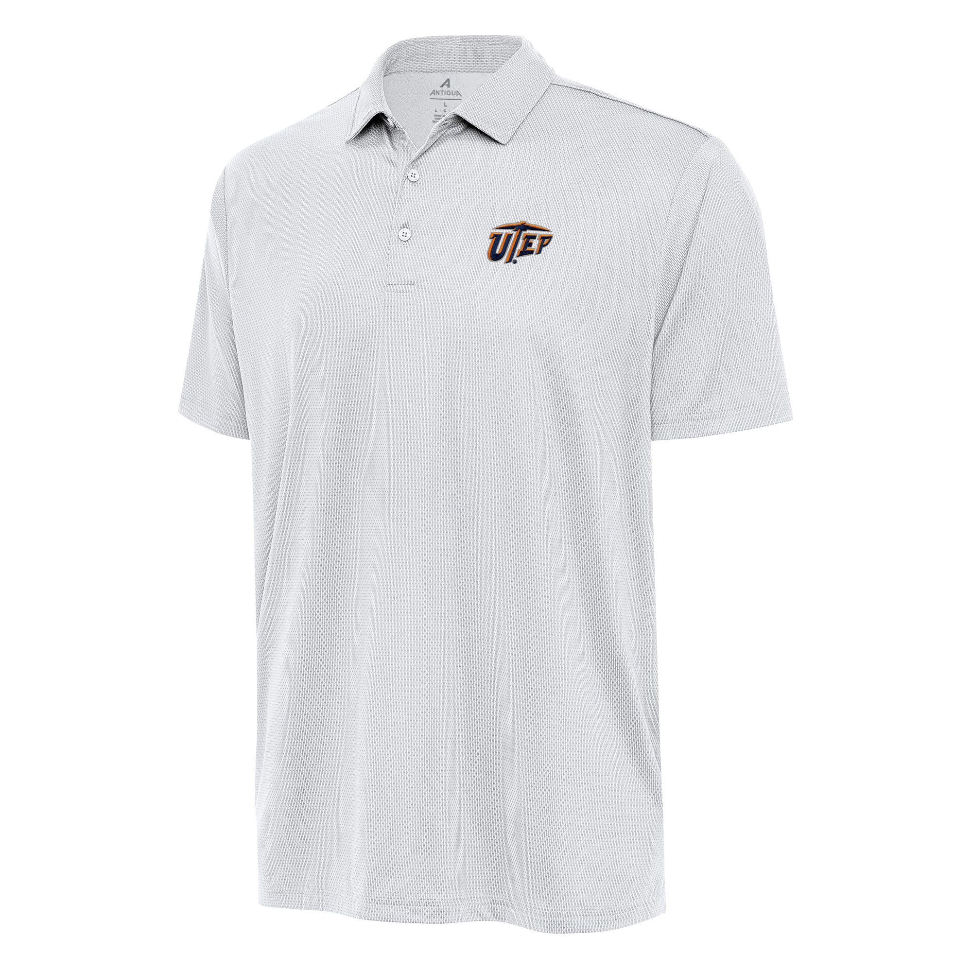 Men's Antigua White UTEP Miners Ellipse Polo - Walmart.com