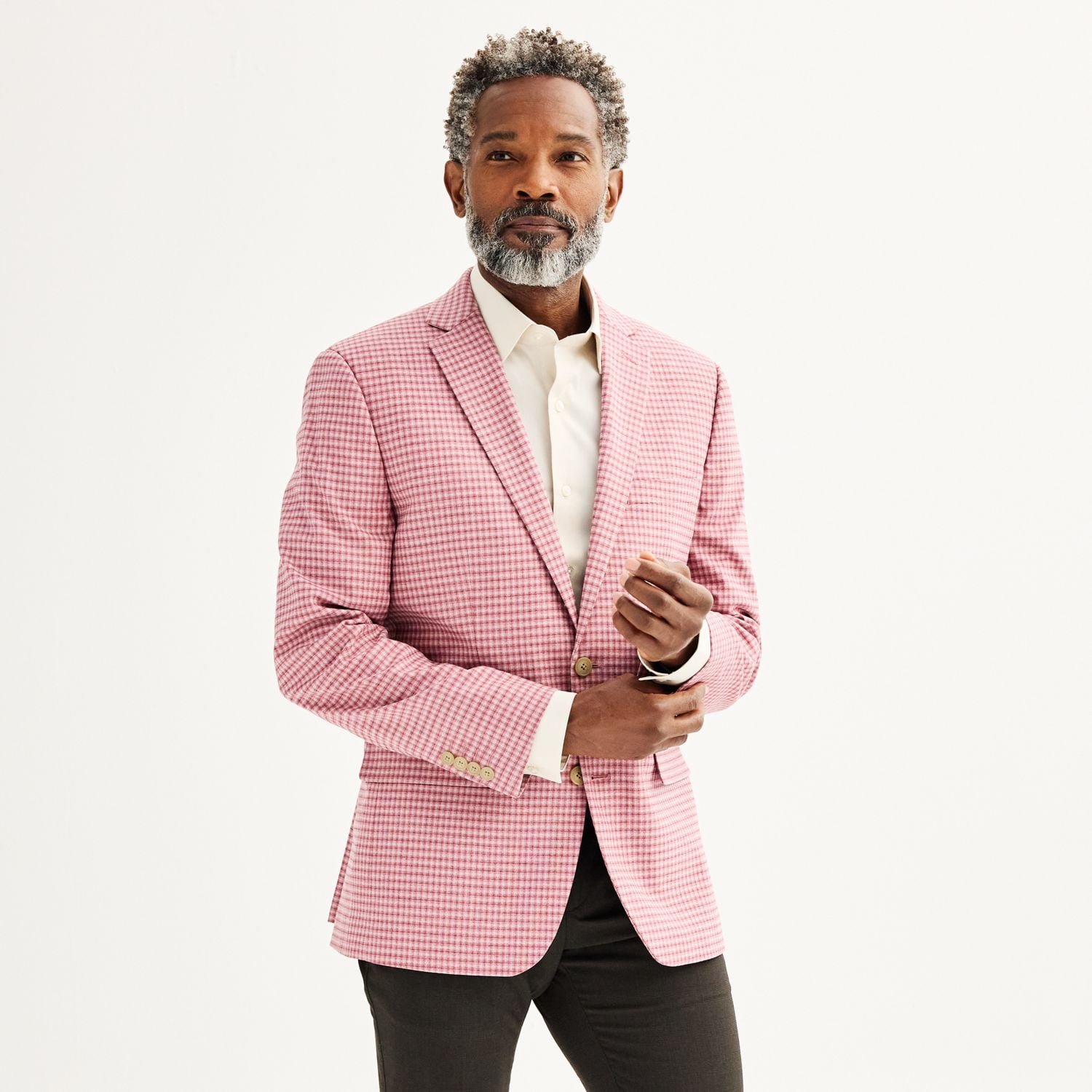Men's Apt. 9® Premier Flex Slim-Fit Essential Sport Coat Color: Red ...