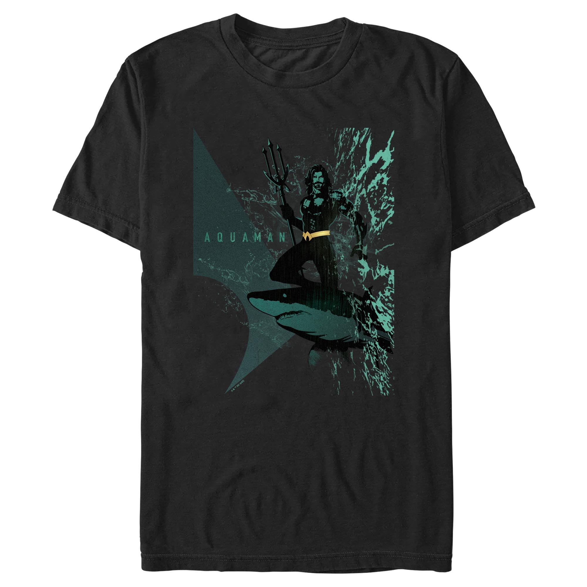 Men's Aquaman King Shark Ride Graphic T-Shirt - Walmart.com