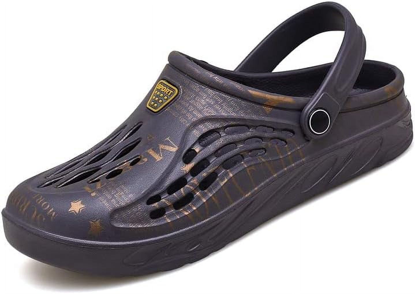 Men's Arch Support Clogs Water Sandals Shower Beach Shoes Garden Shoes ...