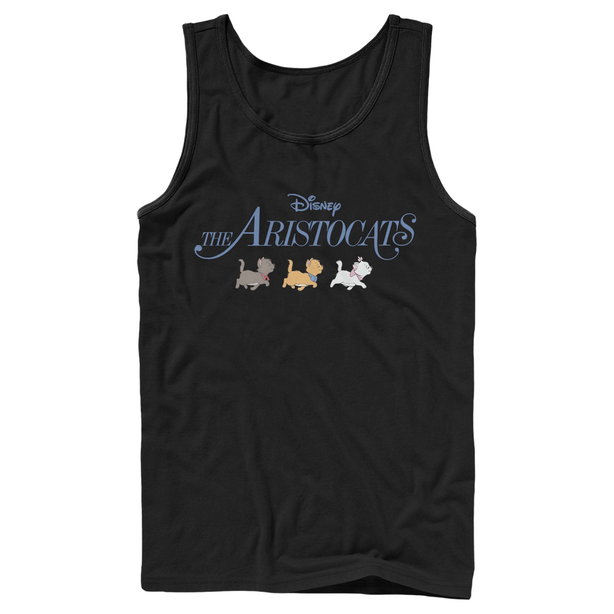 Men's Aristocats Kitten Strut Movie Logo Tank Top Black Small - Walmart.com