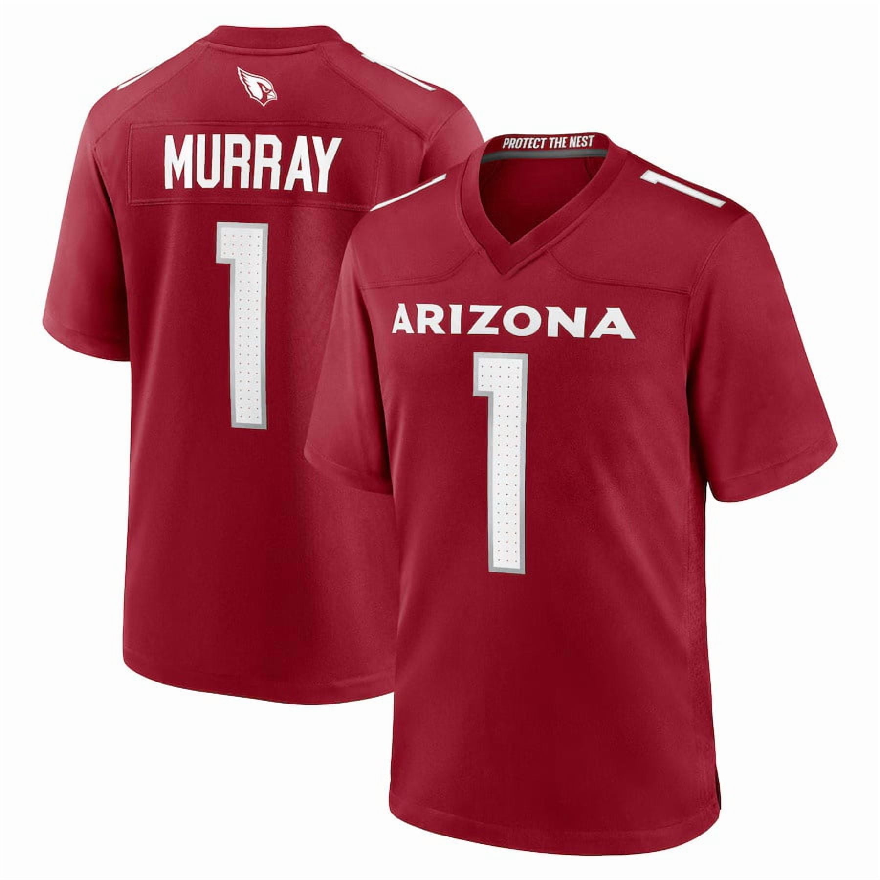 Men's Arizona Murray 1 Cardinal Sports Player Game Stitched Name Number ...