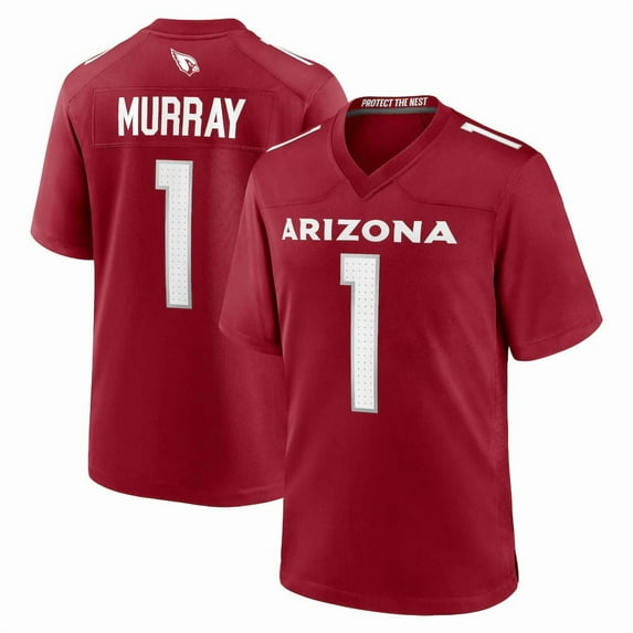 Men's Arizona Murray 1 Cardinal Sports Player Game Stitched Name Number ...