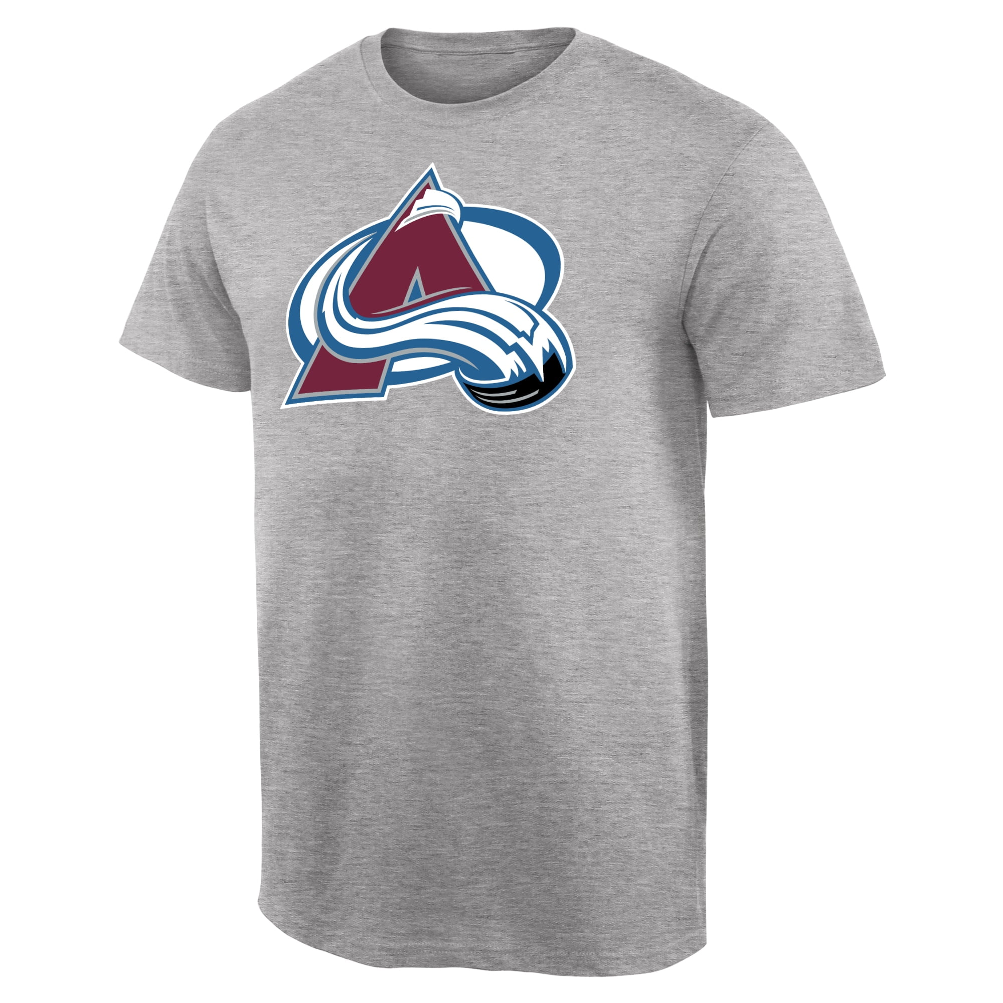 Men's Ash Colorado Avalanche Team Primary Logo T-Shirt - Walmart.com