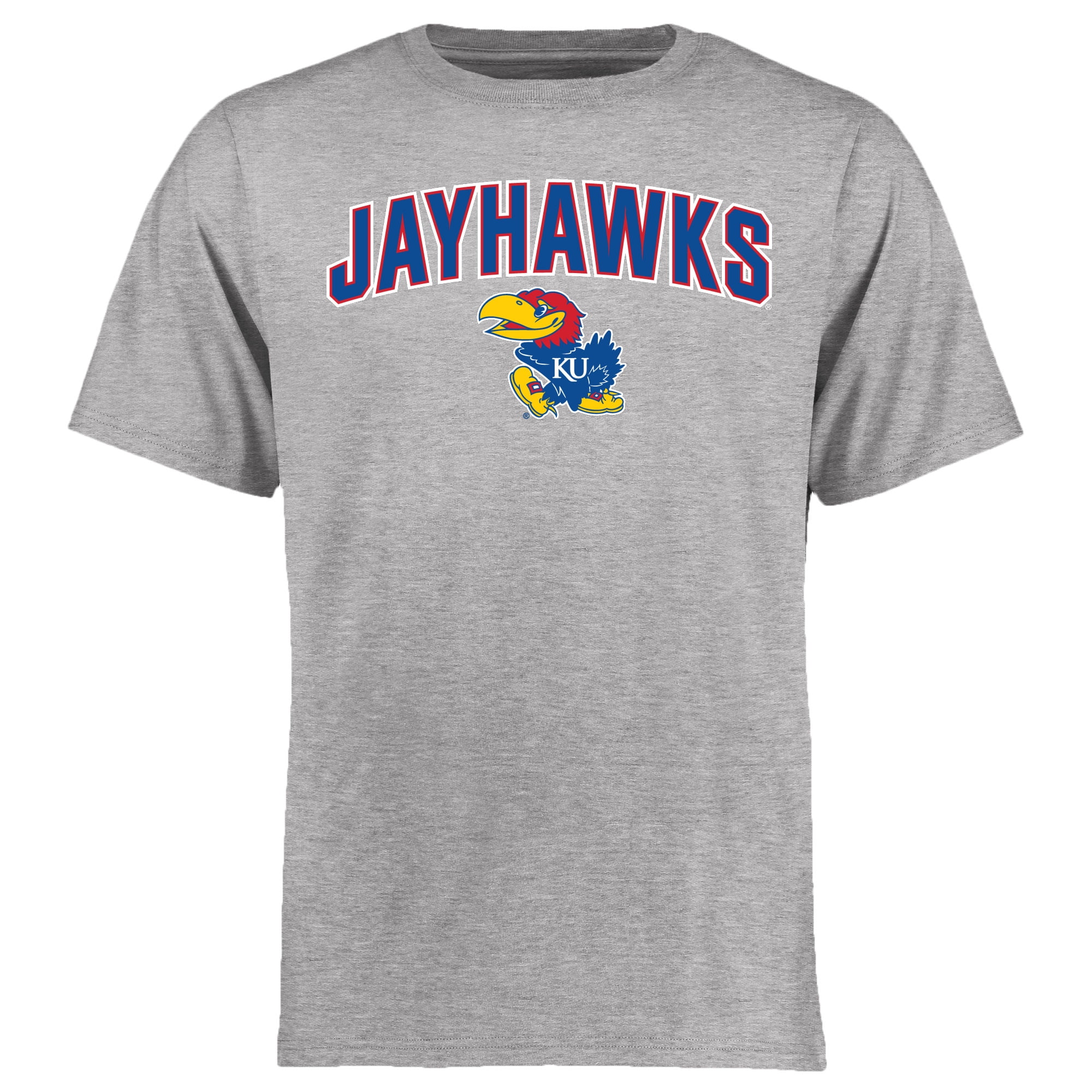 Men's Ash Kansas Jayhawks Proud Mascot T-Shirt - Walmart.com