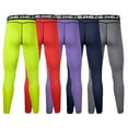 Mens Athletic Compression Pants Baselayer Quick Dry Sports Running Gym