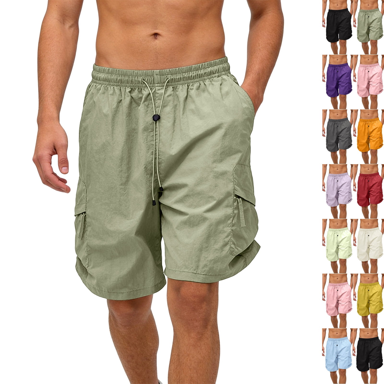Men's Athletic Performance Shorts Summer Lightweight Quick Dry Running ...