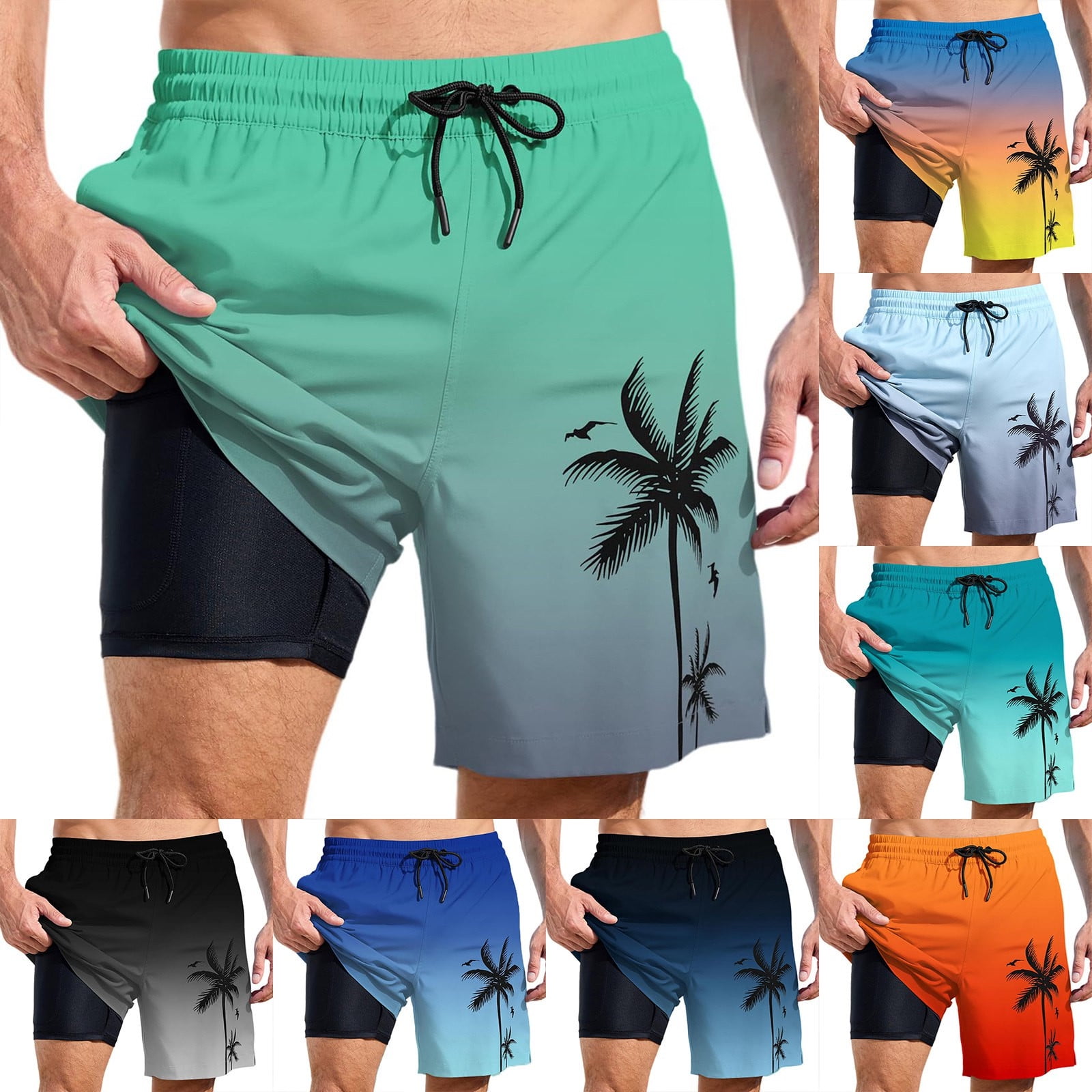 Men's Athletic Shorts - Lightweight Outdoor Work Shorts for Men Men ...