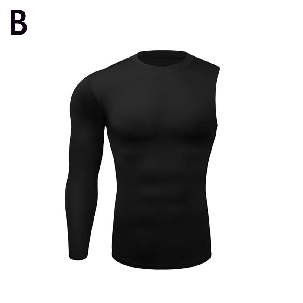 Men's Athletic Single Sleeve One Arm Compression Shirt Sports N8 Tight ...