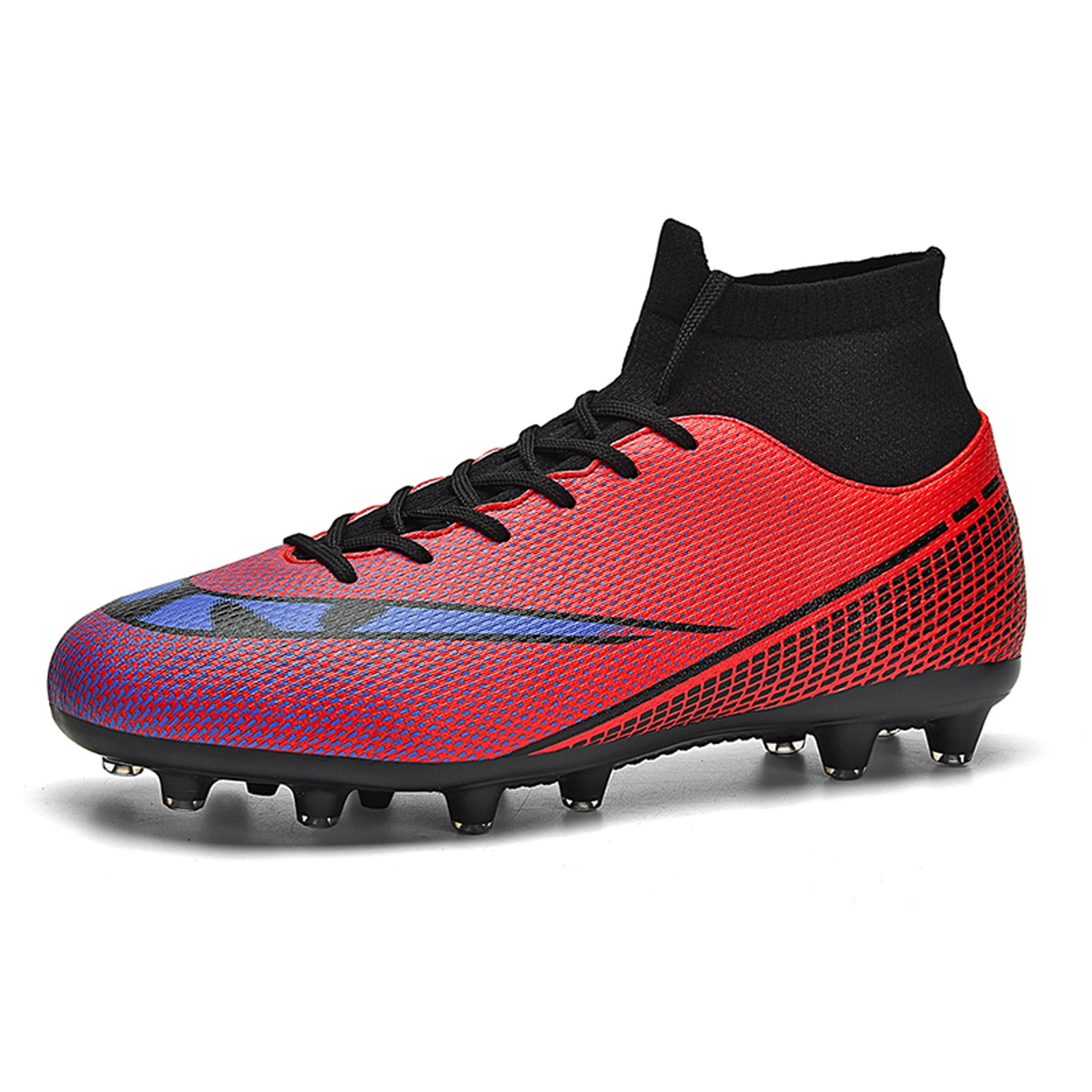 Men's Athletic Soccer Football Cleats High-Top Football Soccer Shoes ...