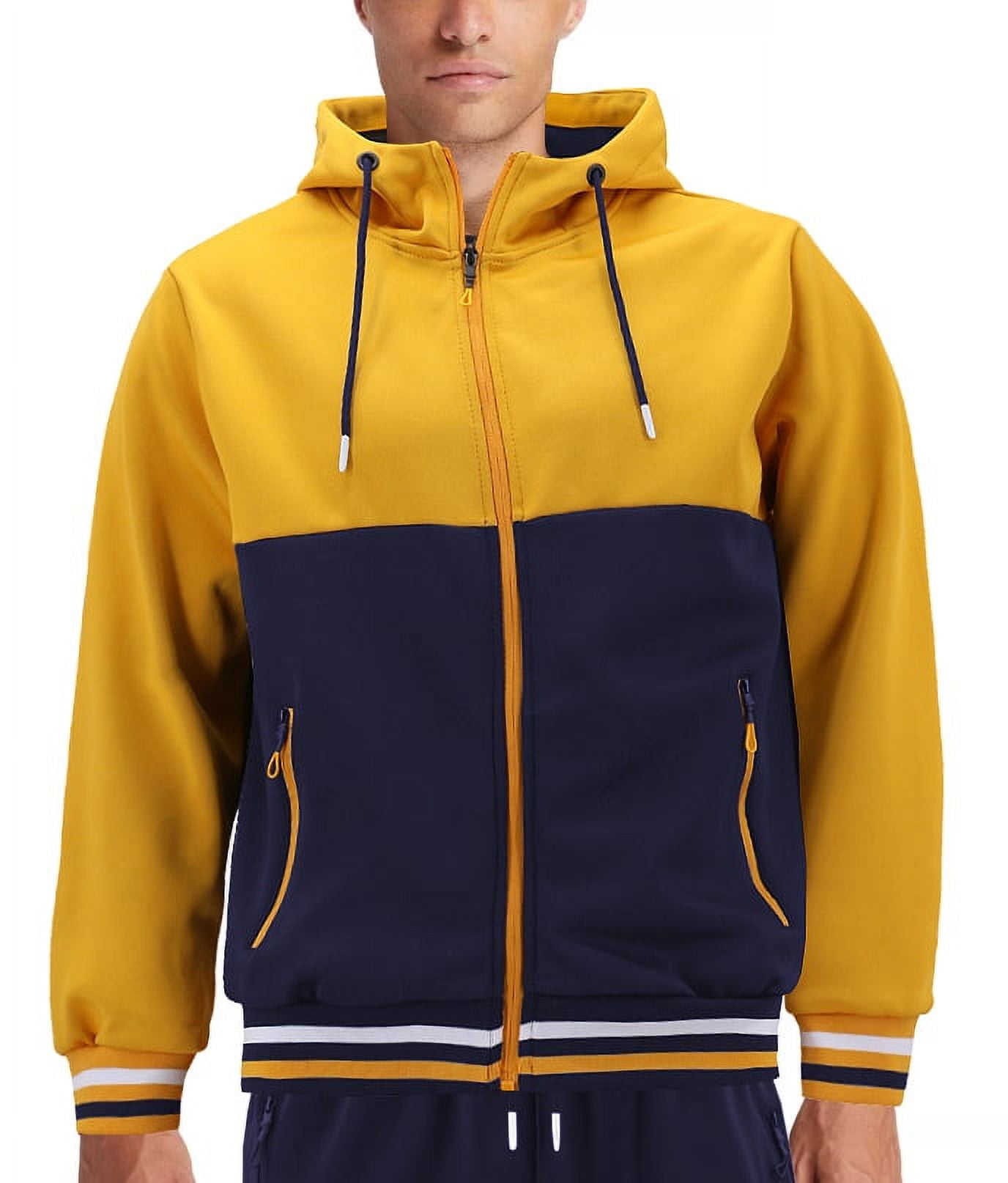 Men's Athletic Sport Casual Running Jogging Gym Two Tone Sweat ...